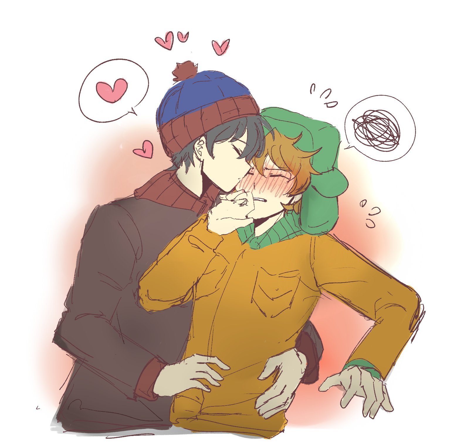 Stan And Kyle Kiss