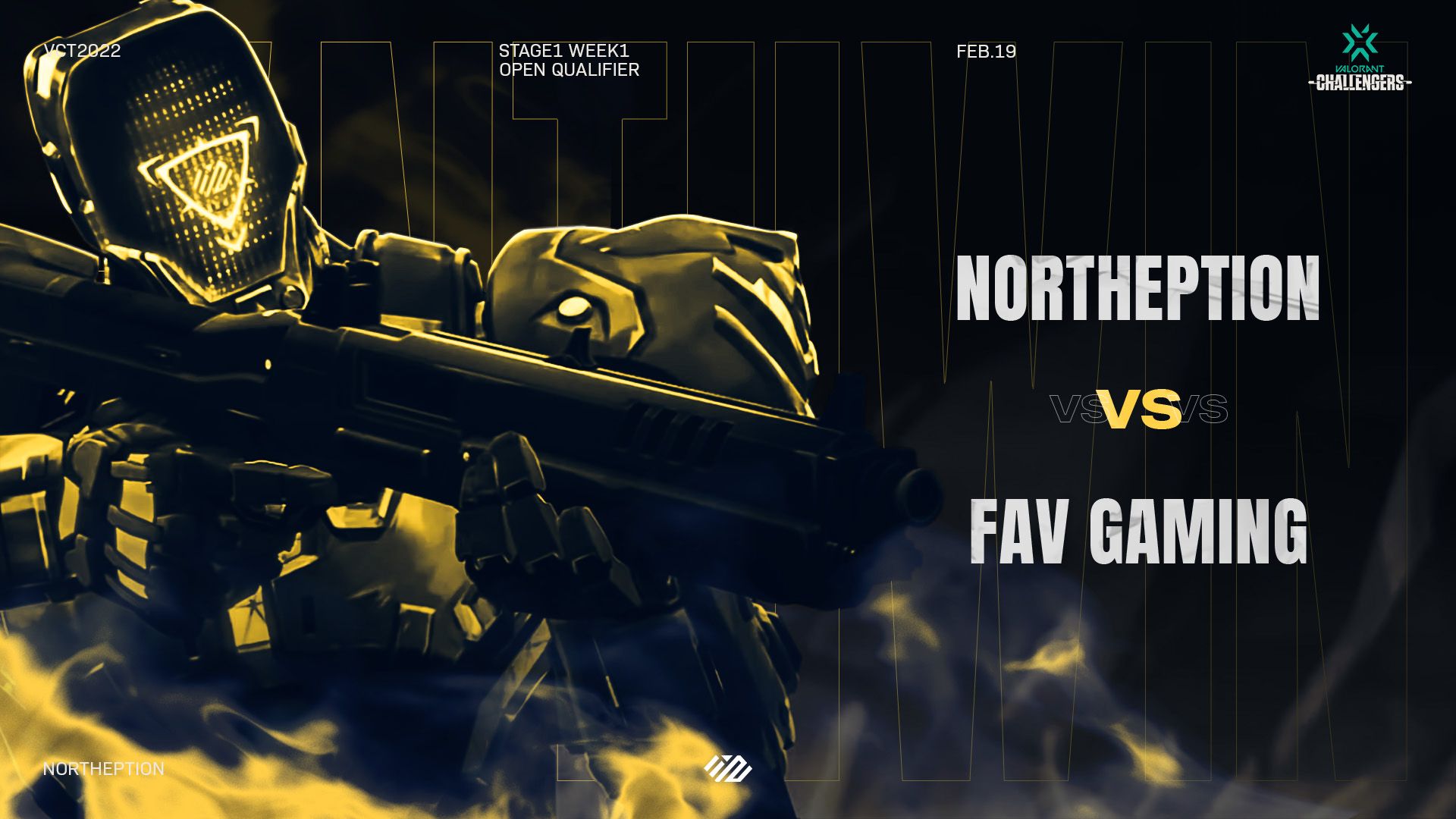 NORTHEPTION on Twitter: "【#VALORANT 部門】 2/19(土) 14:00- 『#VCT Stage1 Challengers week1 Open ...