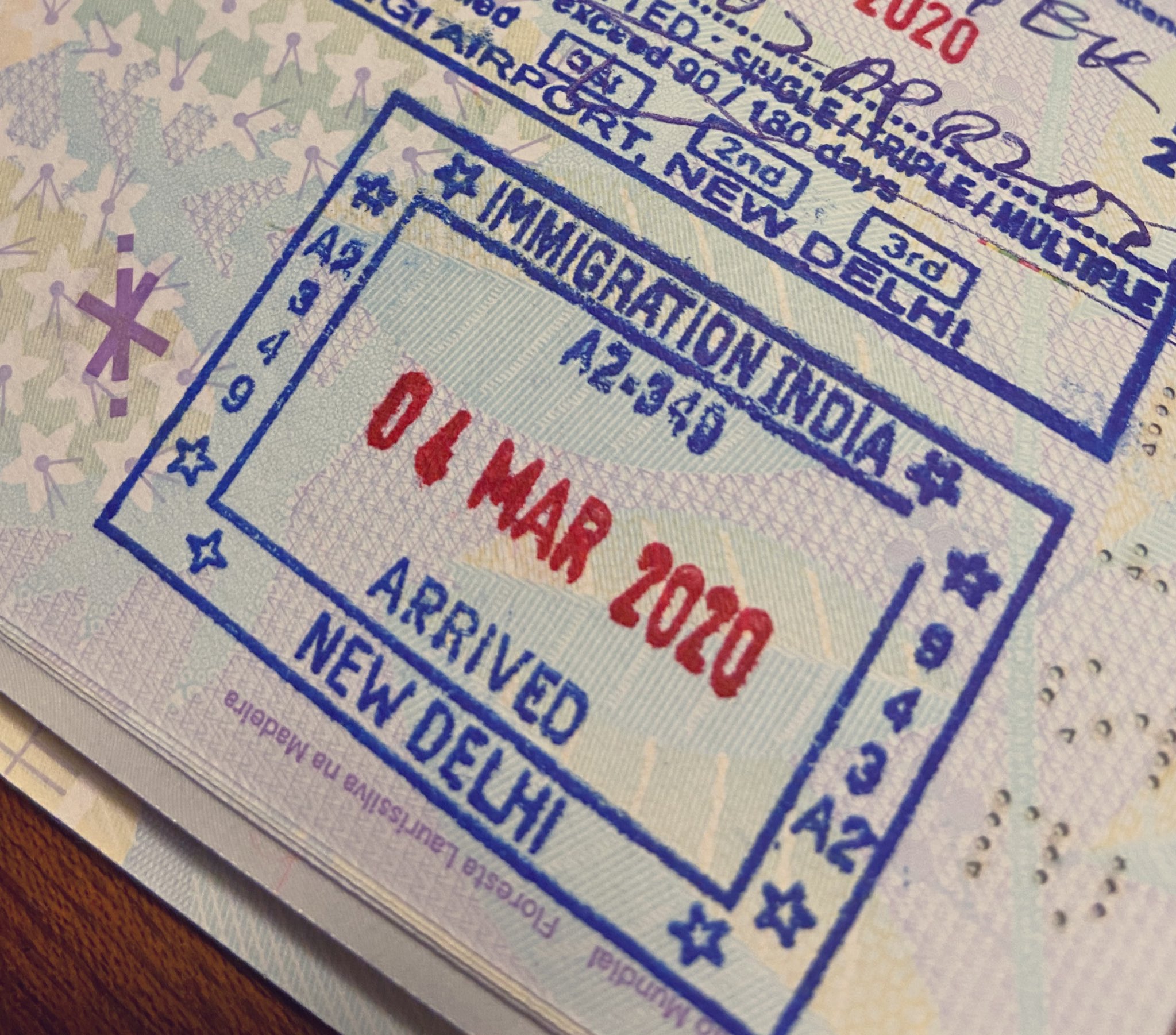 Indian Passport Stamp
