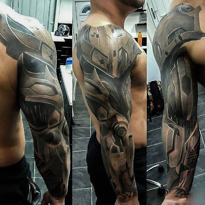 Mechanic Tattoo Sleeve