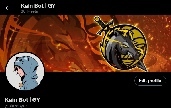 Kain Bot | GRMY | GY (@blazebytc) | Twitter
