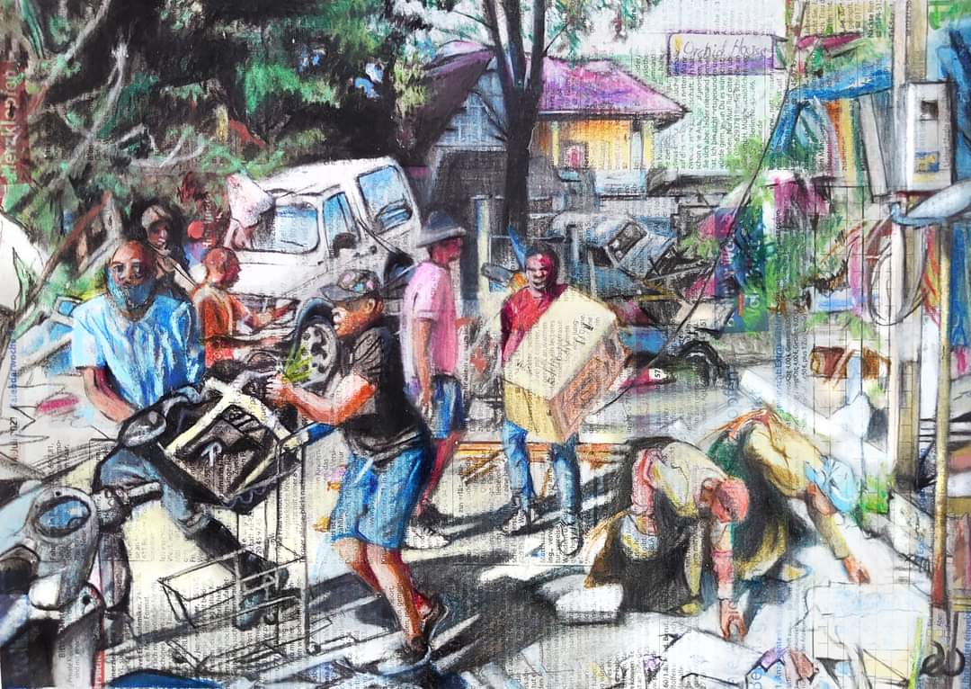 Racing standstill (2021) : r/drawing