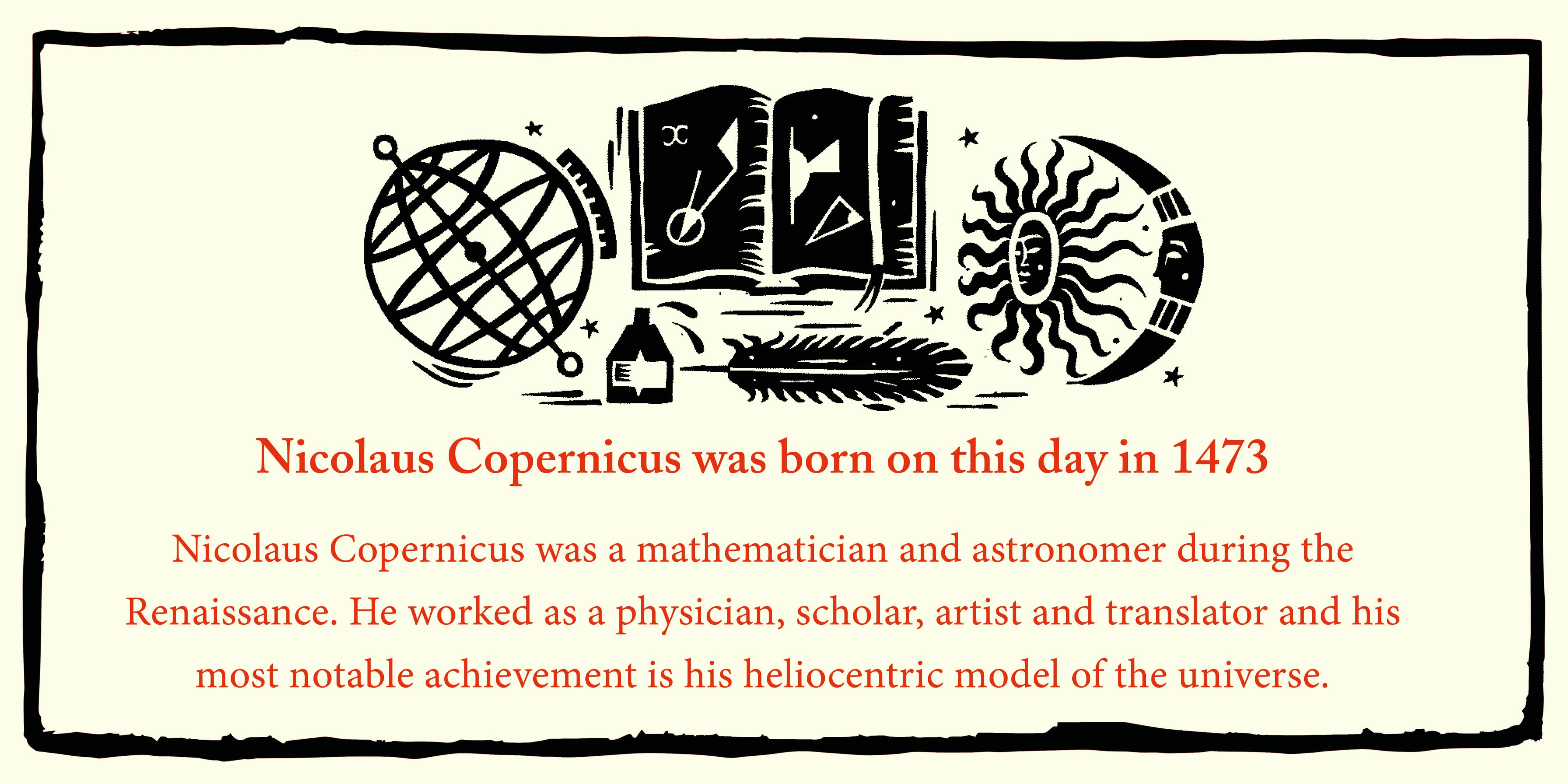 Nicolaus Copernicus Achievements