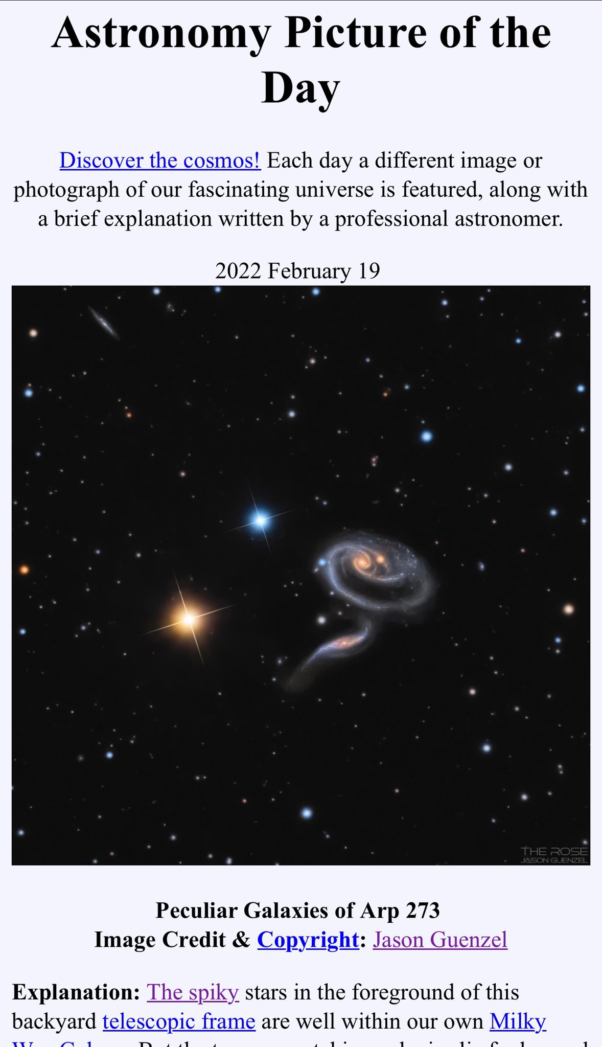 Jason In The Galaxy Stars