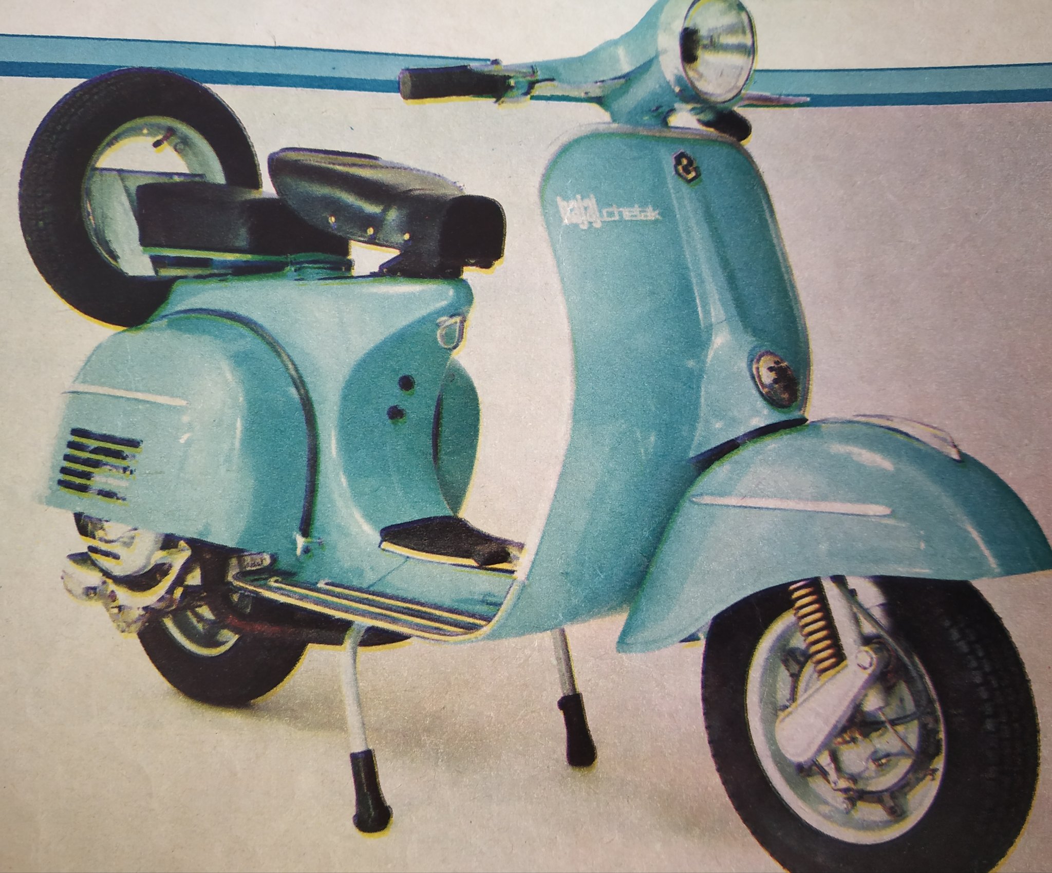 Bajaj Chetak Scooter Green