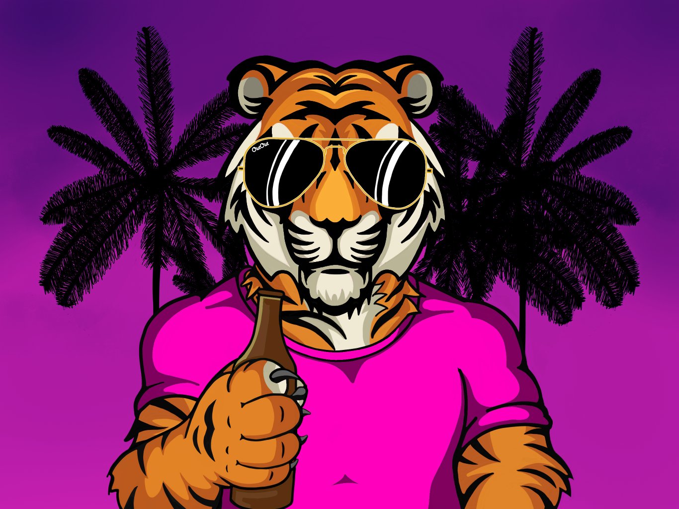 Tigger Smoking Weed