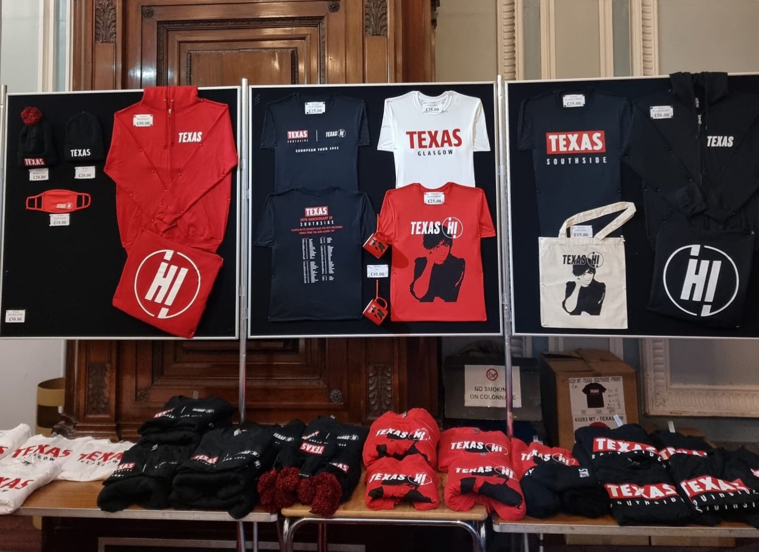 Band Merchandise Display