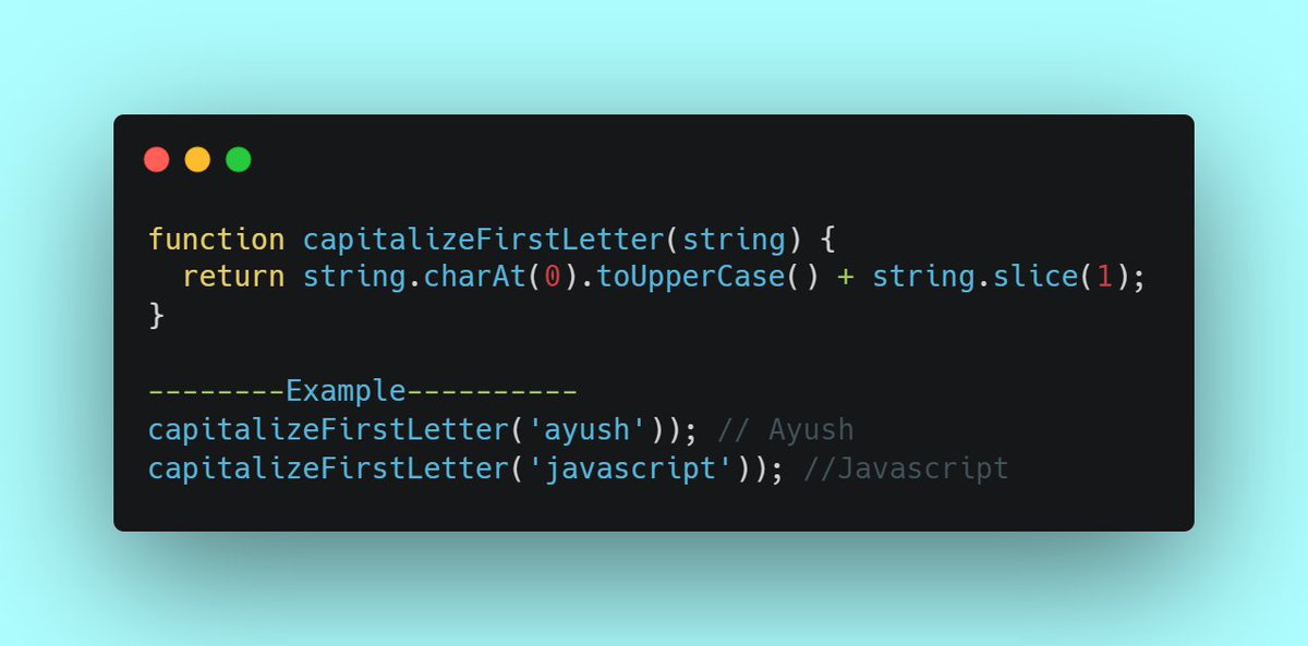 Top 10 useful JavaScript Code Snippets 🧵👇 - المسلسل من Ayush Thakur ...