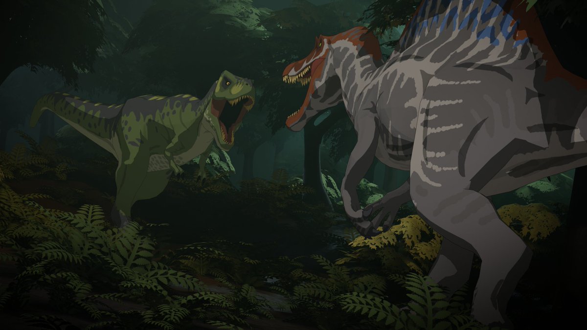 Jurassic Park Spinosaurus Vs T Rex