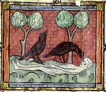 「Crows in medieval manuscripts I should re-draw. 」Isa // Lord of Crowsの漫画