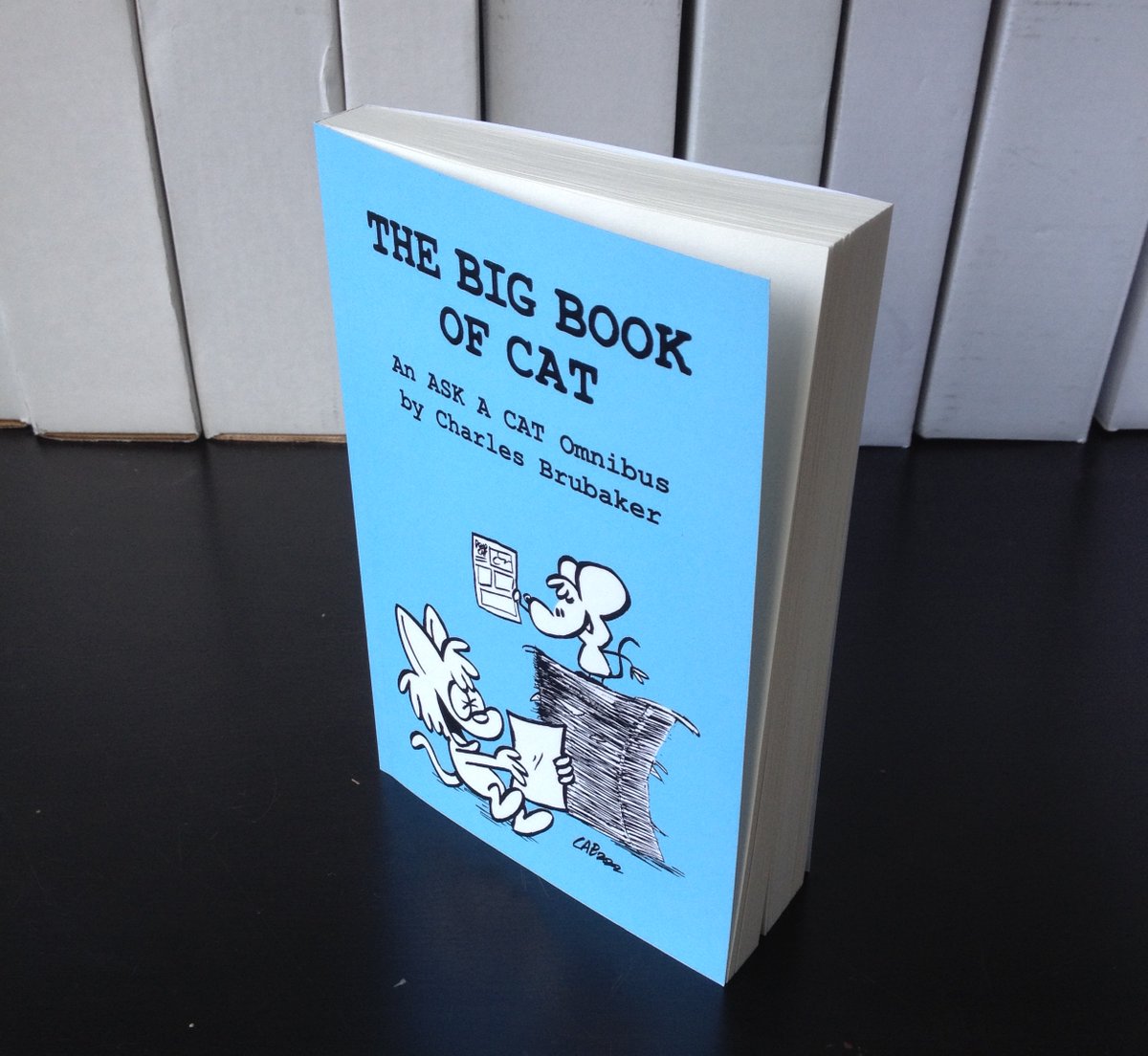 「Just got my brand new Ask A Cat book in!」|Scott W.の漫画