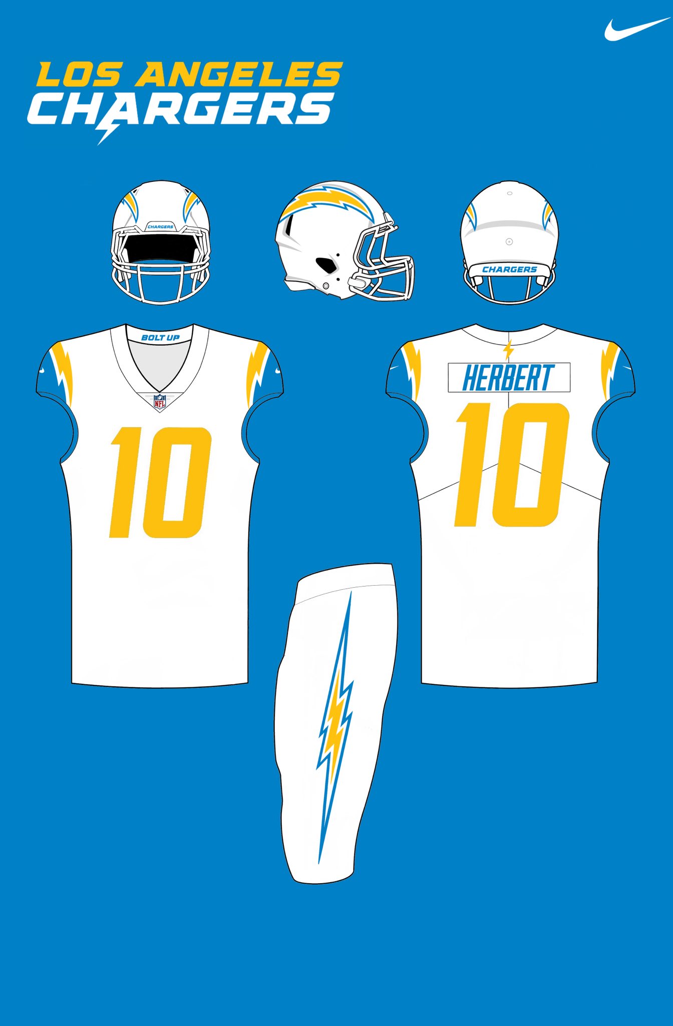 La Chargers New Uniforms Hayden Kmett (Kmett Koncepts) On X: "The