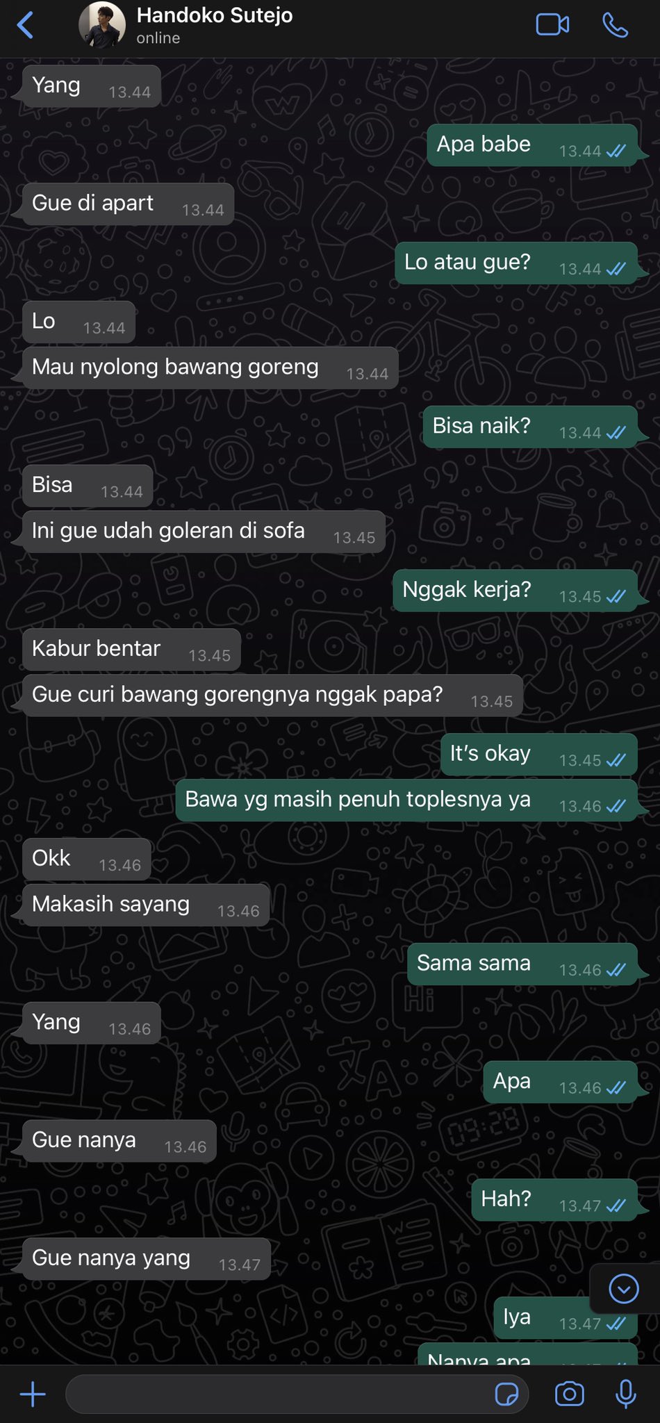 ujank bakal berisik soalnya mau nonton thomas on Twitter: "94. chapt : awal mula dipanggil ‘yank ...