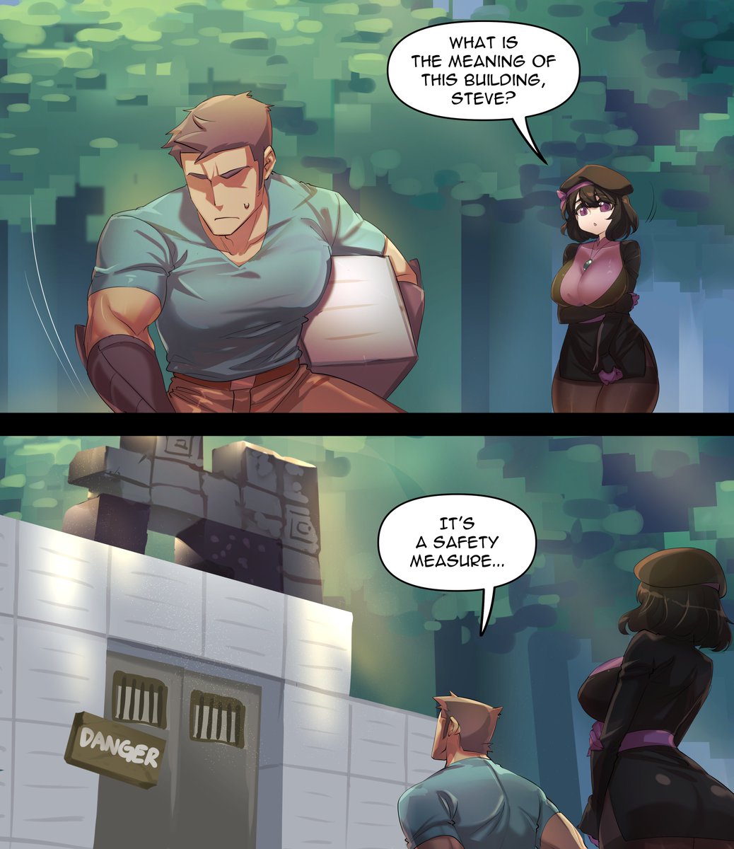 Kato Shuu On Twitter Rt Minecraft Comic Endergirl Explains The