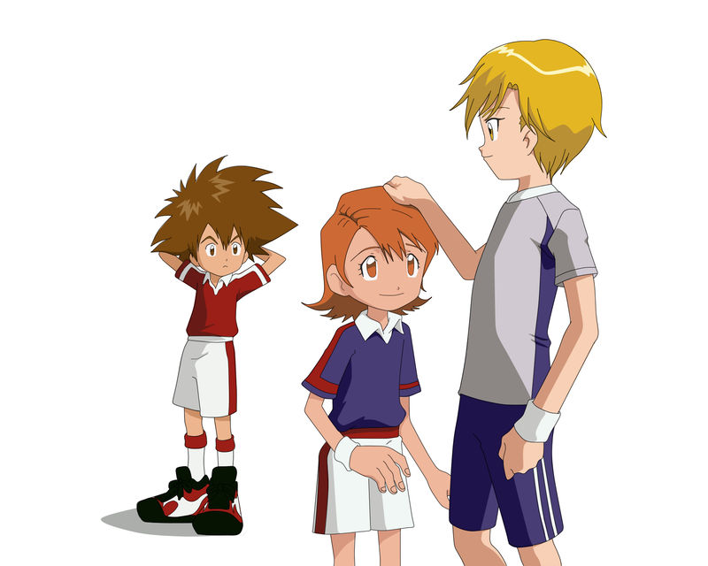 Digimon Tai And Sora Kids