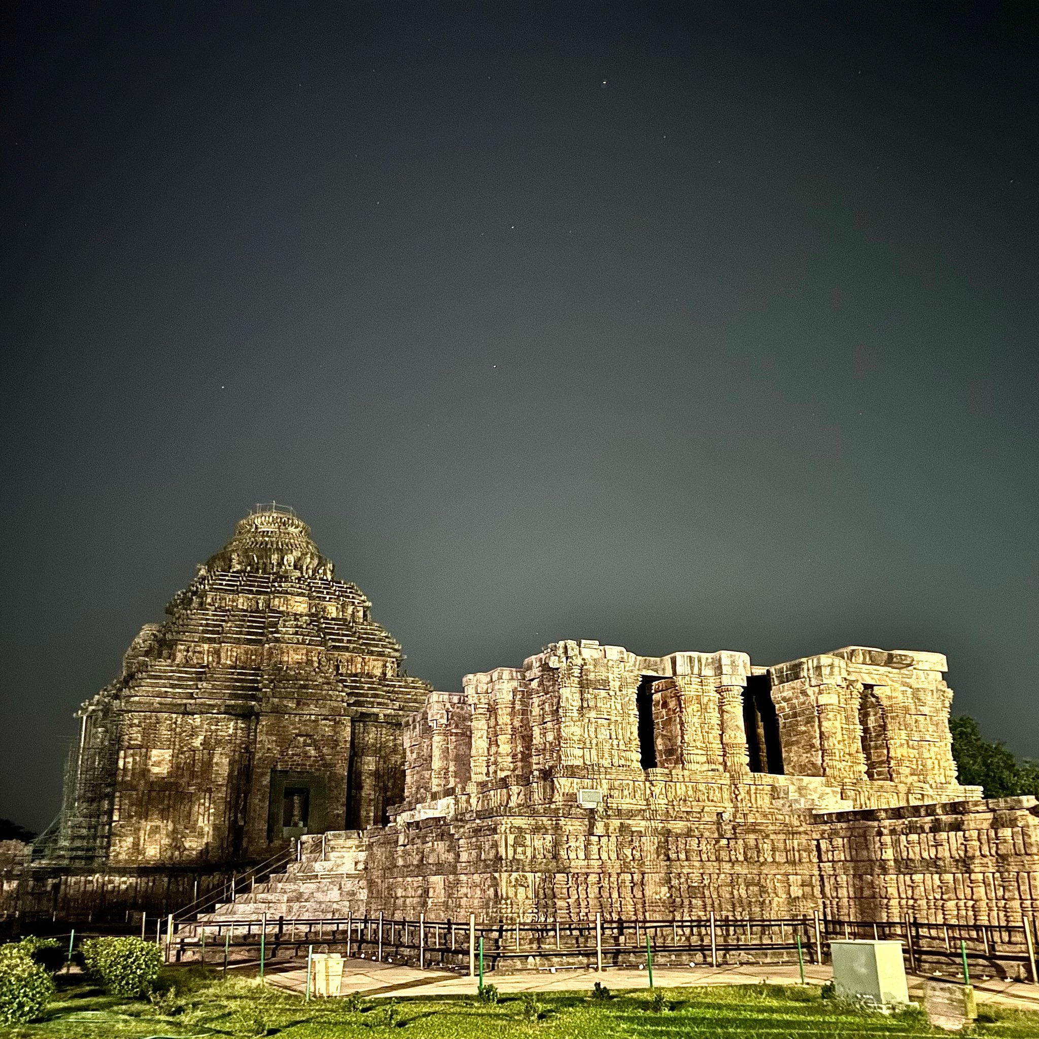 Konark Temple At Night