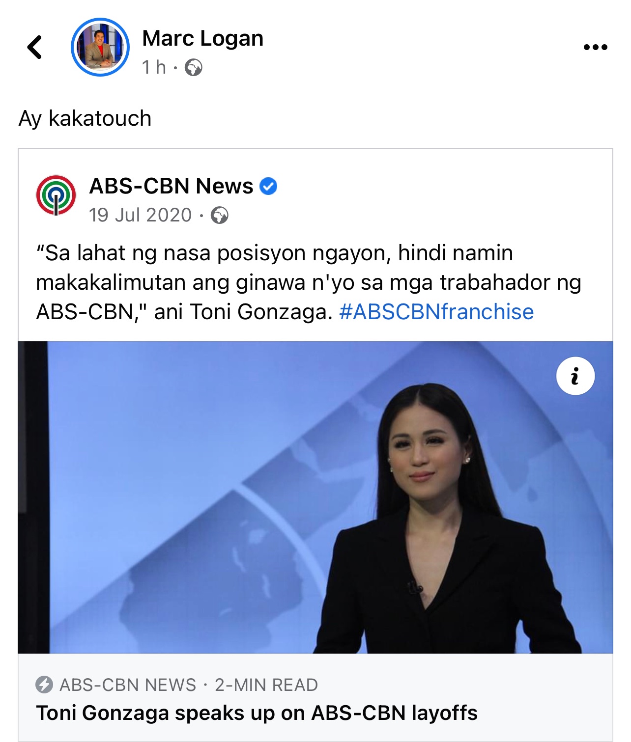 AltABSCBN on Twitter: "Marc Logan nag throwback omg wala ng natutuwa sayo te https://t.co ...