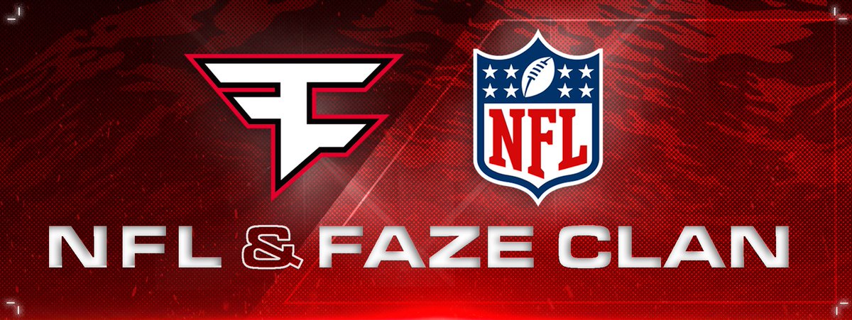 FaZe Clan have announced a partnership with the NFL. : r/BragHouse