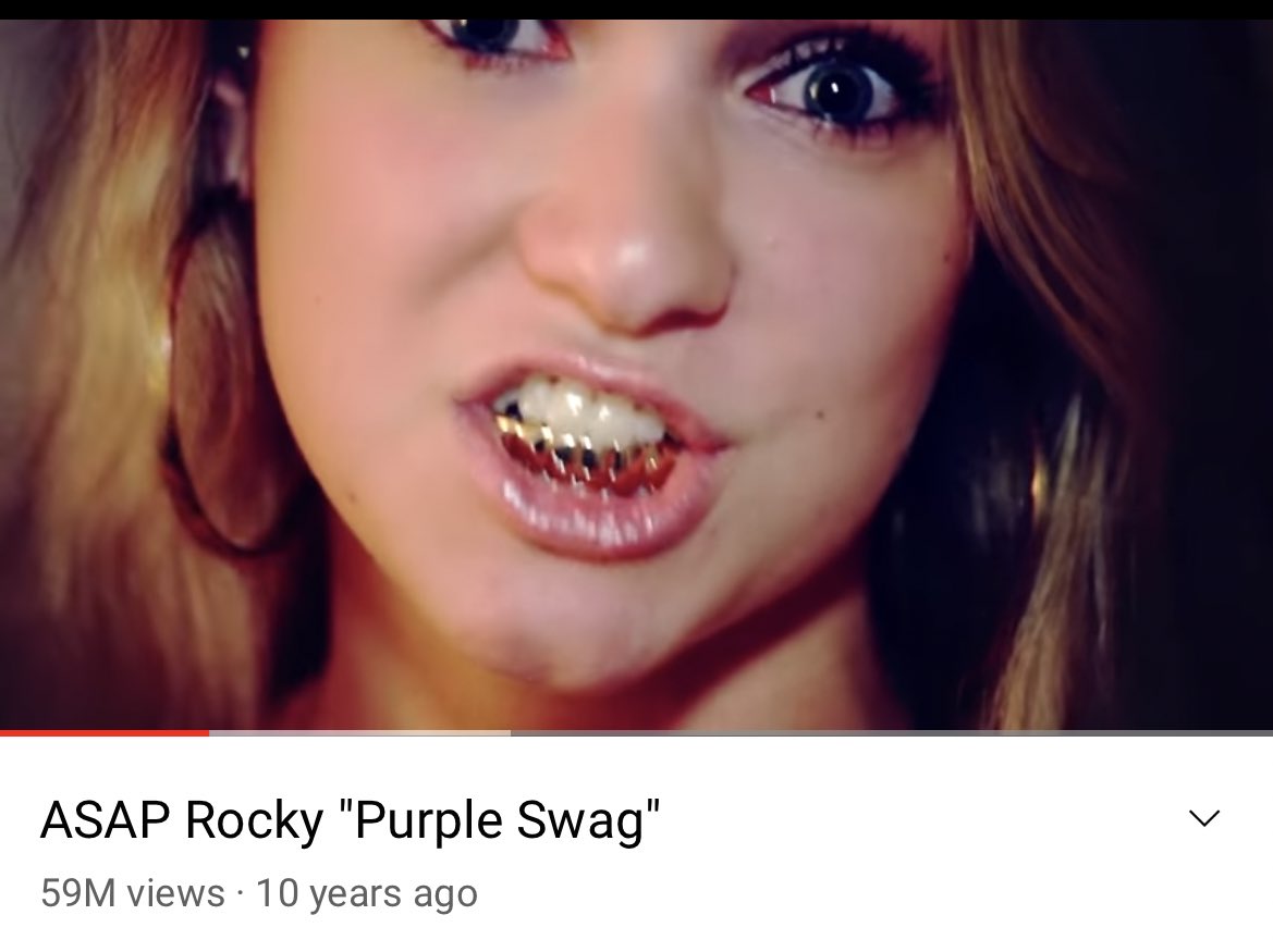 Asap Rocky Purple Swag Girl
