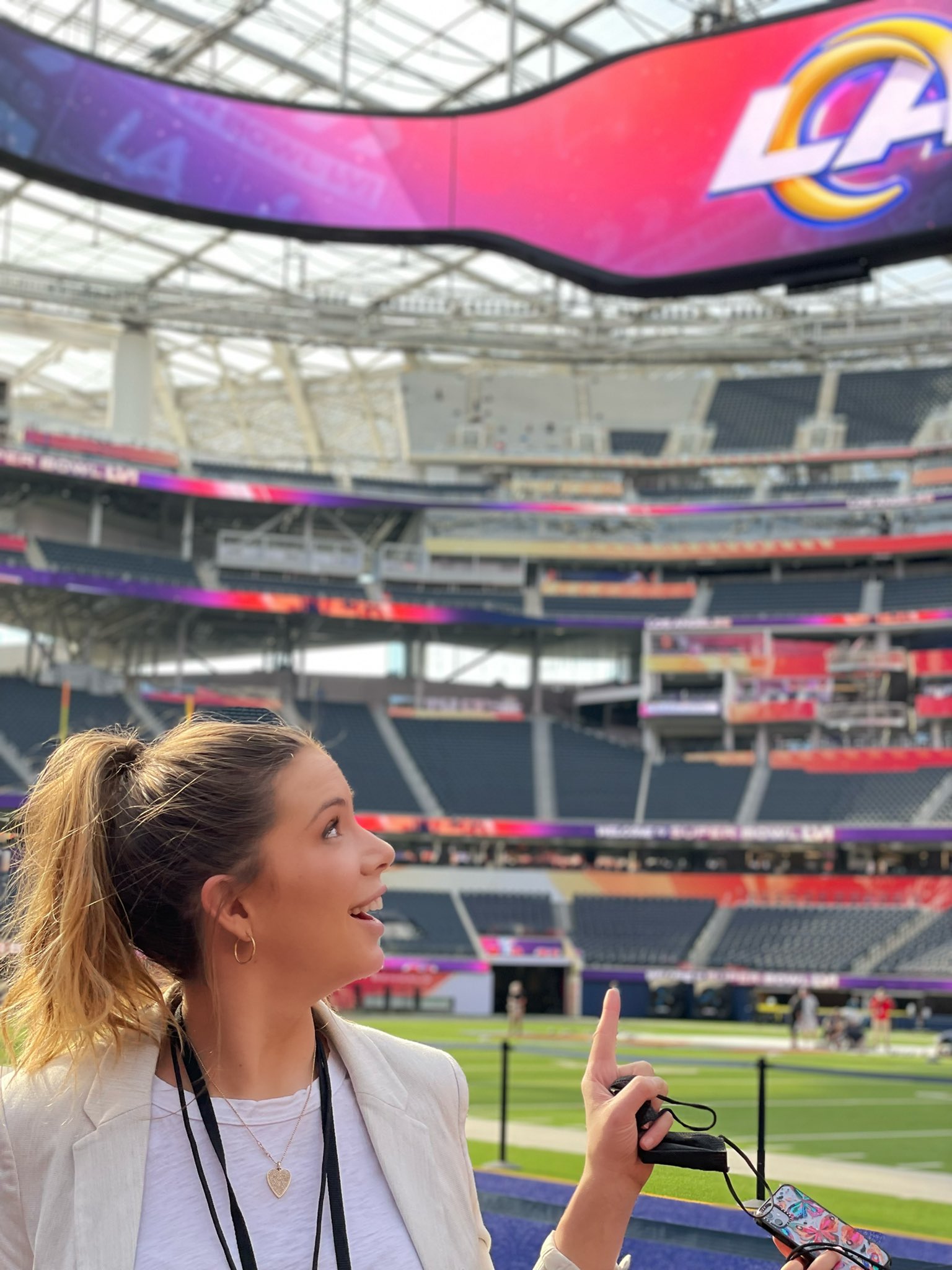 Meghan Payton On Twitter Sofi Stadium Superbowl Tour🏈 Go To Sportsgridtv For Coverage All