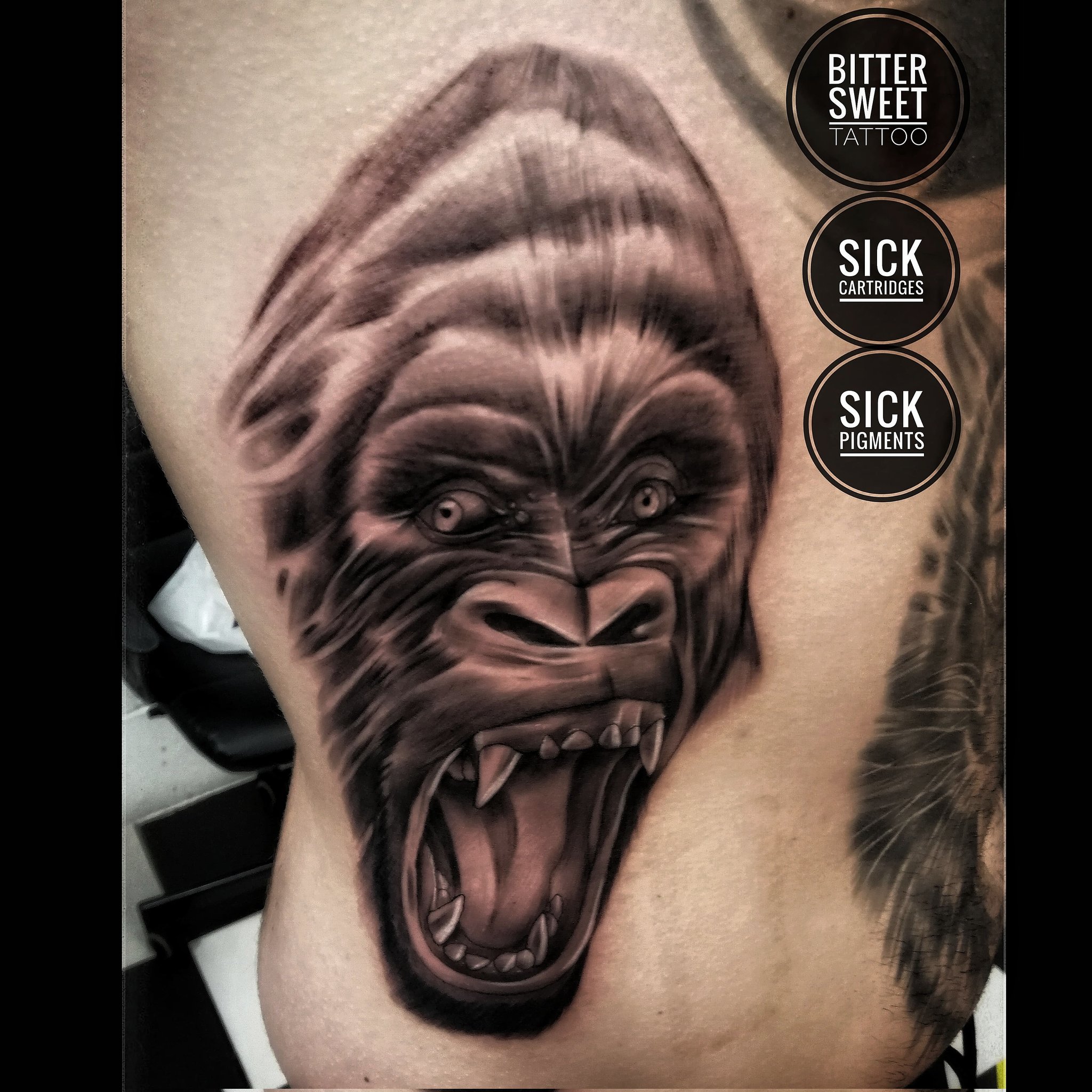 Angry Gorilla Tattoos