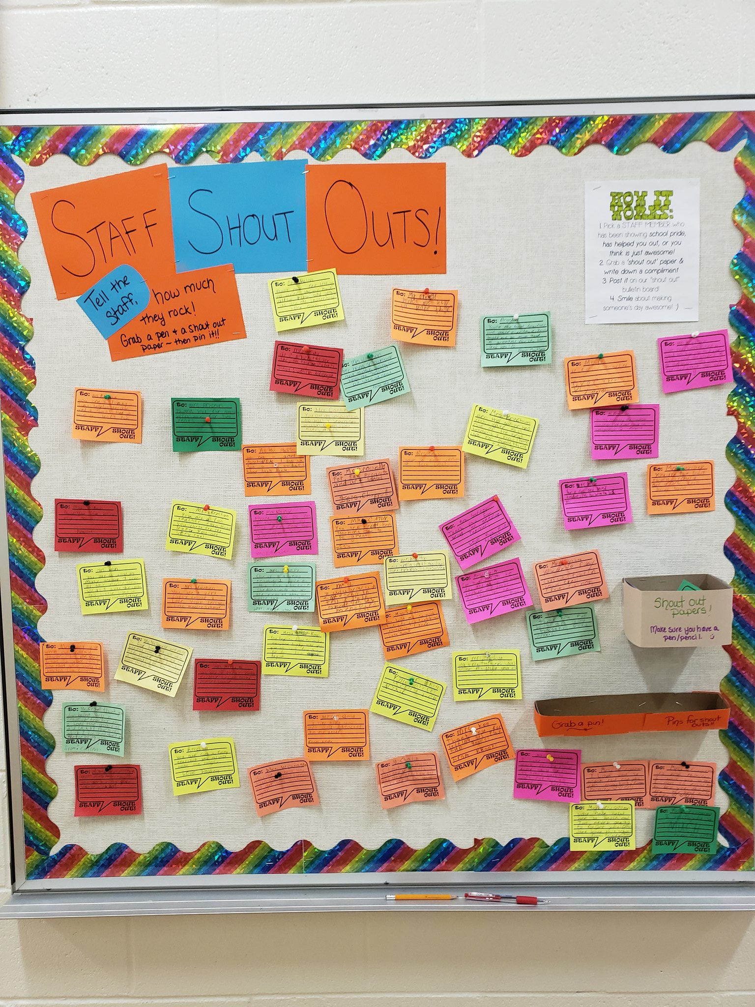 Staff Appreciation Bulletin Board Ideas