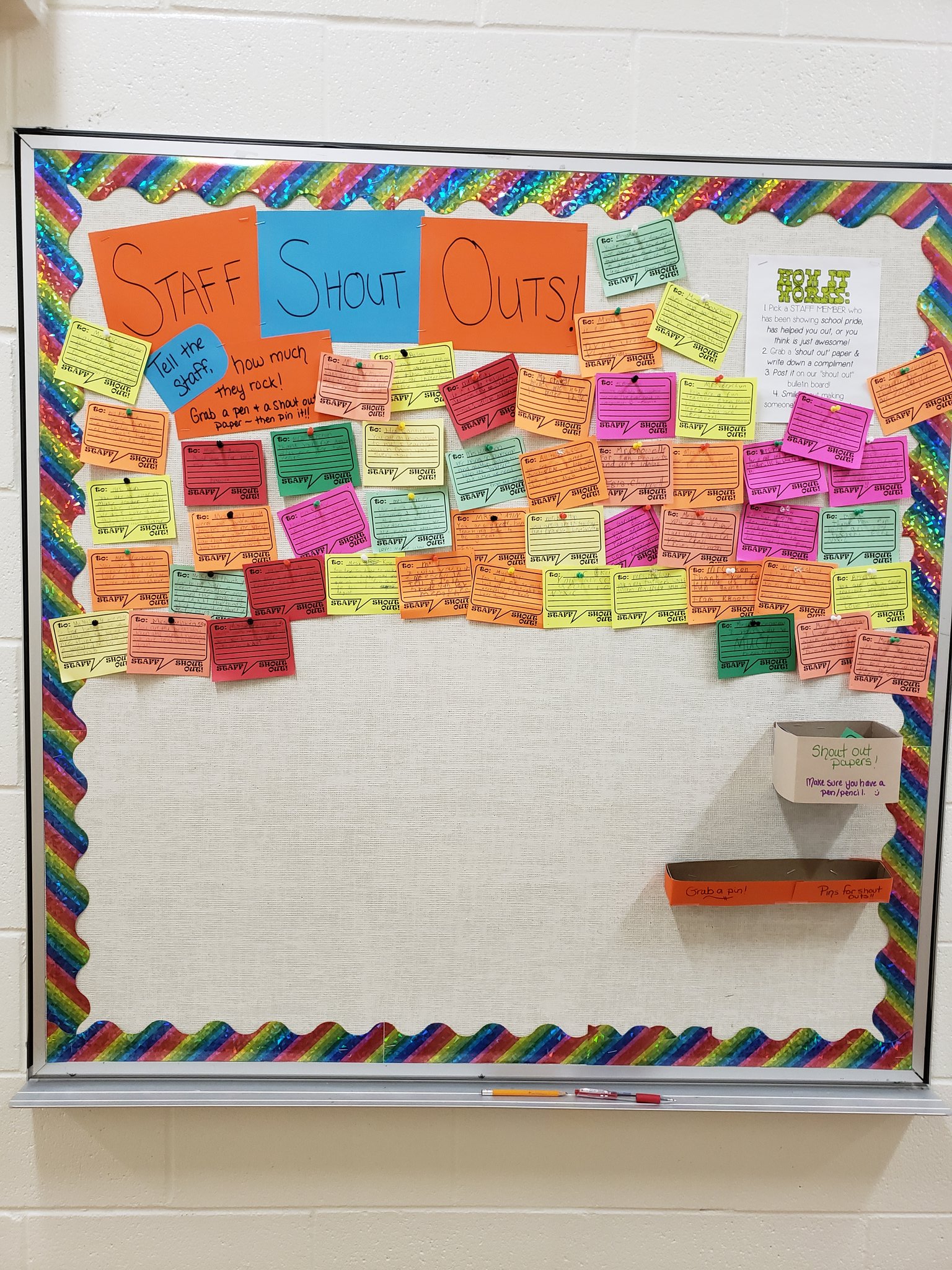 Staff Appreciation Bulletin Board Ideas