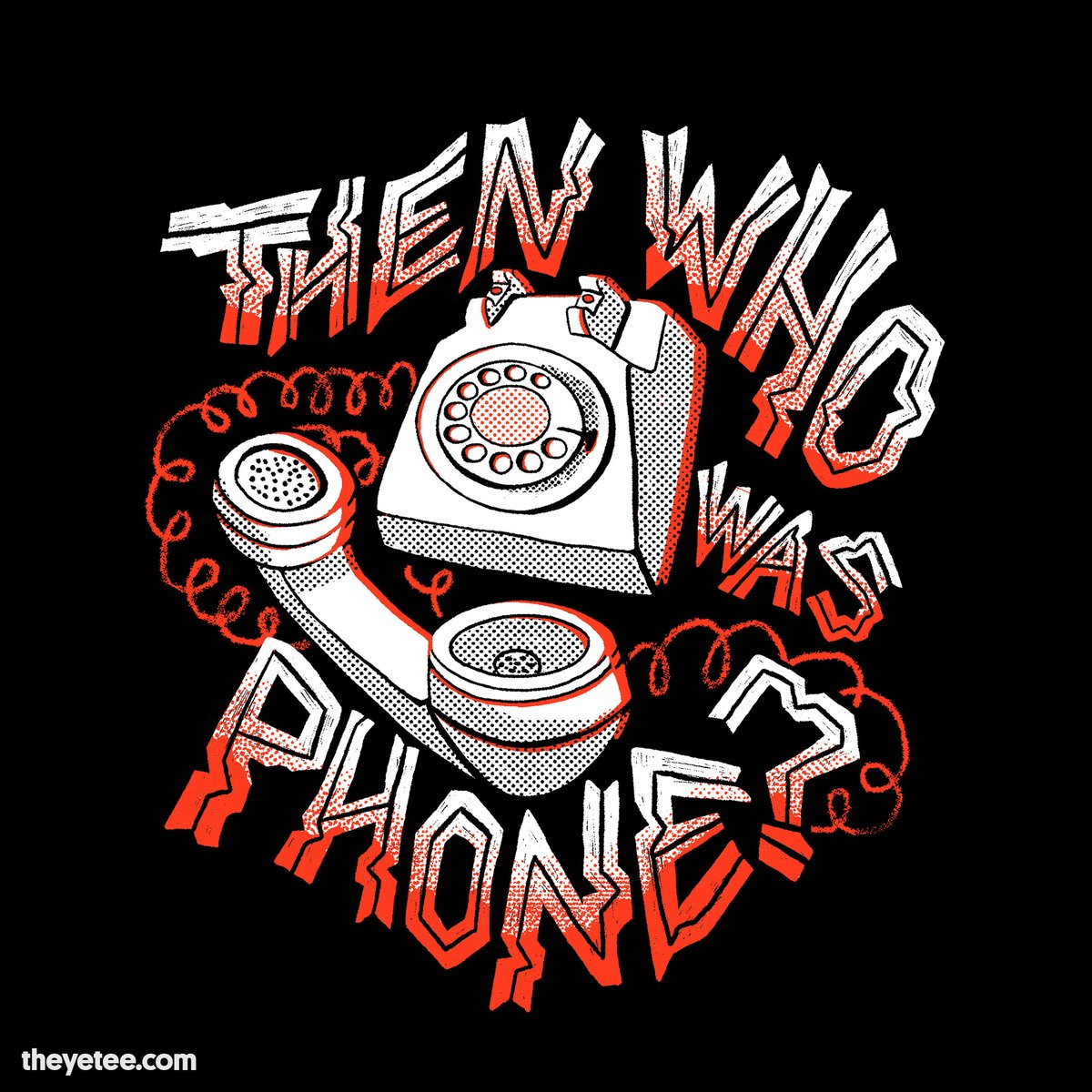 「Ask not for whom the phone, the phone to」|The Yetee 🌈のイラスト