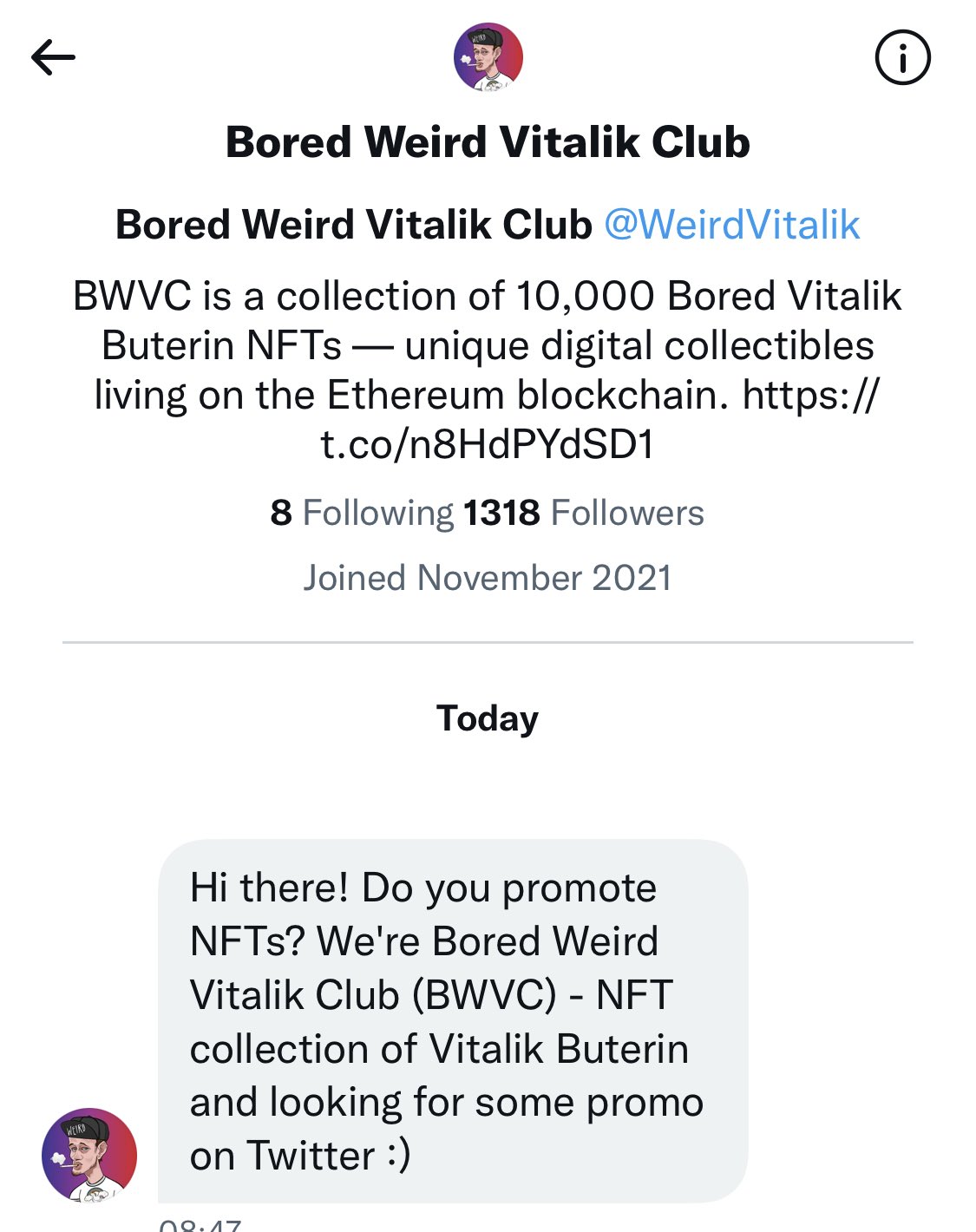 dima.eth on Twitter: "possibly the weirdest pfp project I've encountered https://t.co/blIdBvBJuw ...
