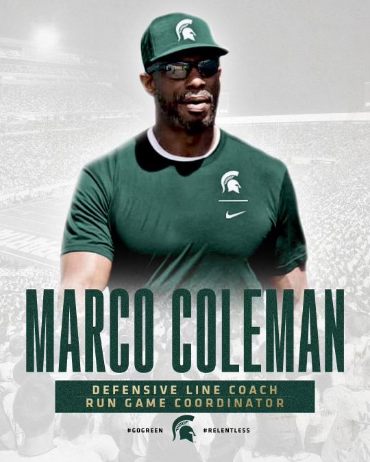 Michigan State officially announces hire of Marco Coleman for new ...