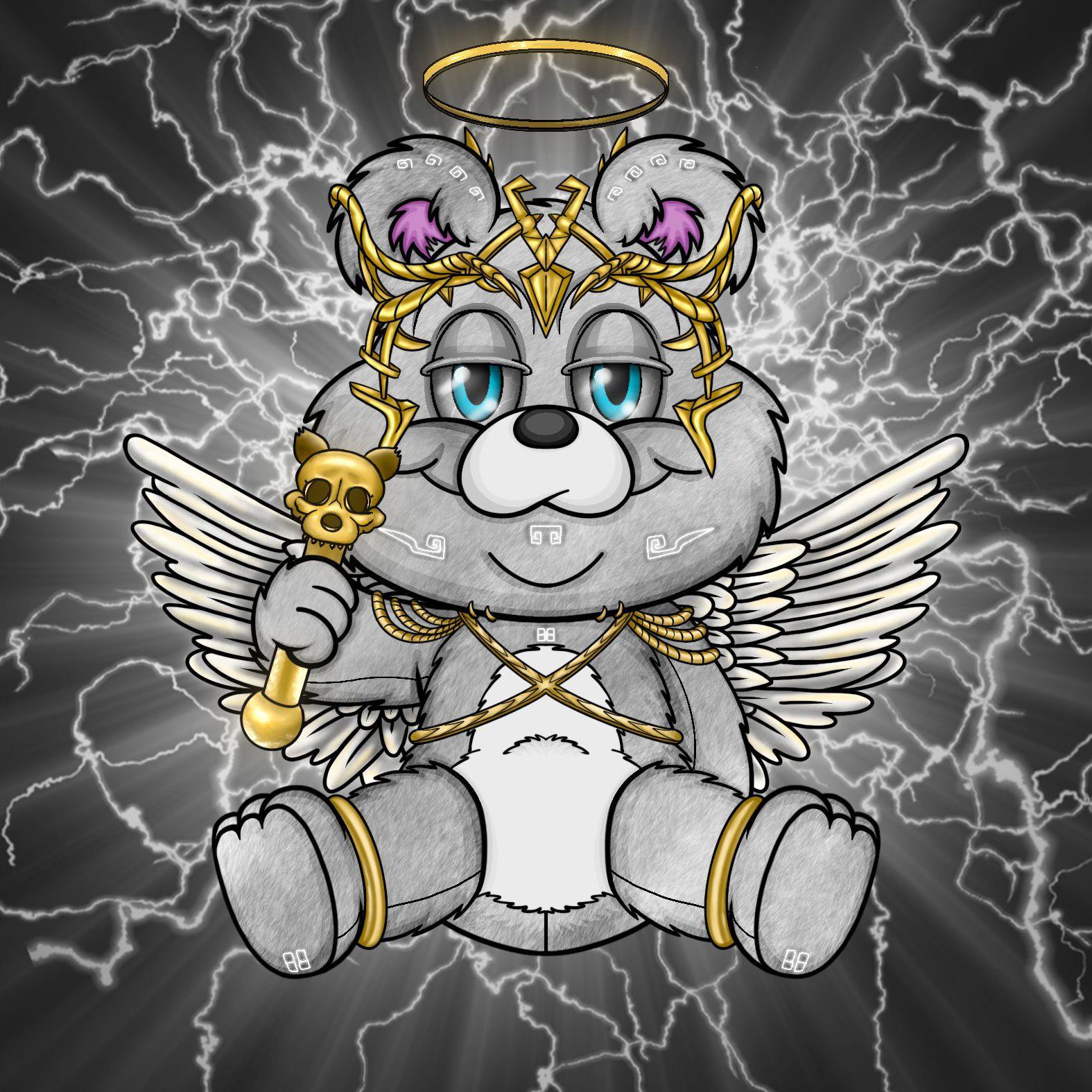 Angel Teddy Bear Tattoos