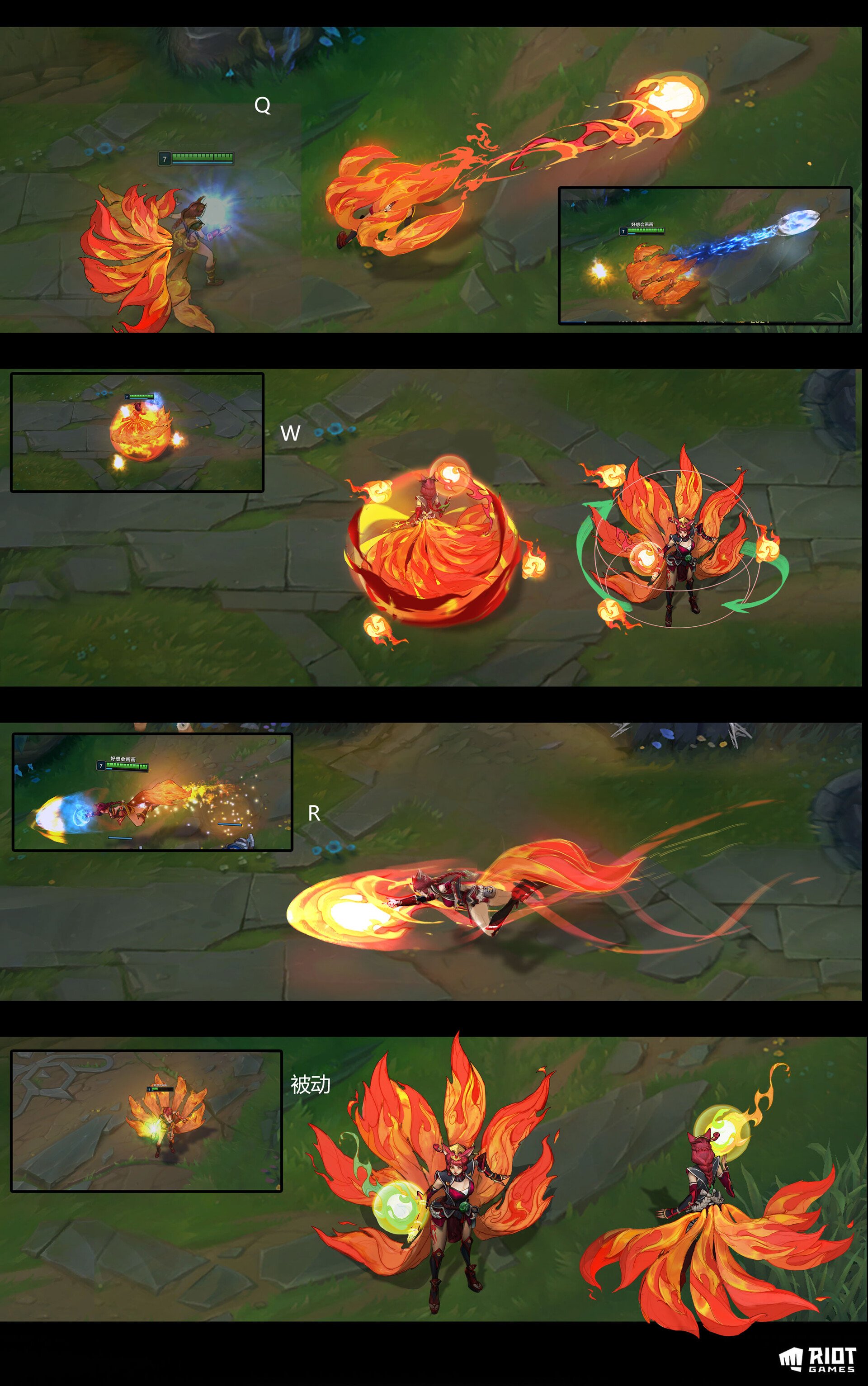 Jumaralo Hex on Twitter: "League of Legends: Wild Rift - Foxfire Ahri Redesign Concept Art by ...