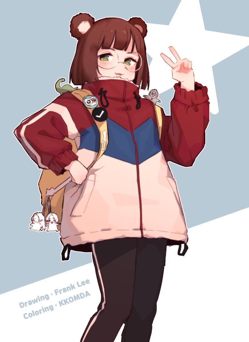 「i love my fwends 」|💙💛KKOMDA💜💚のイラスト