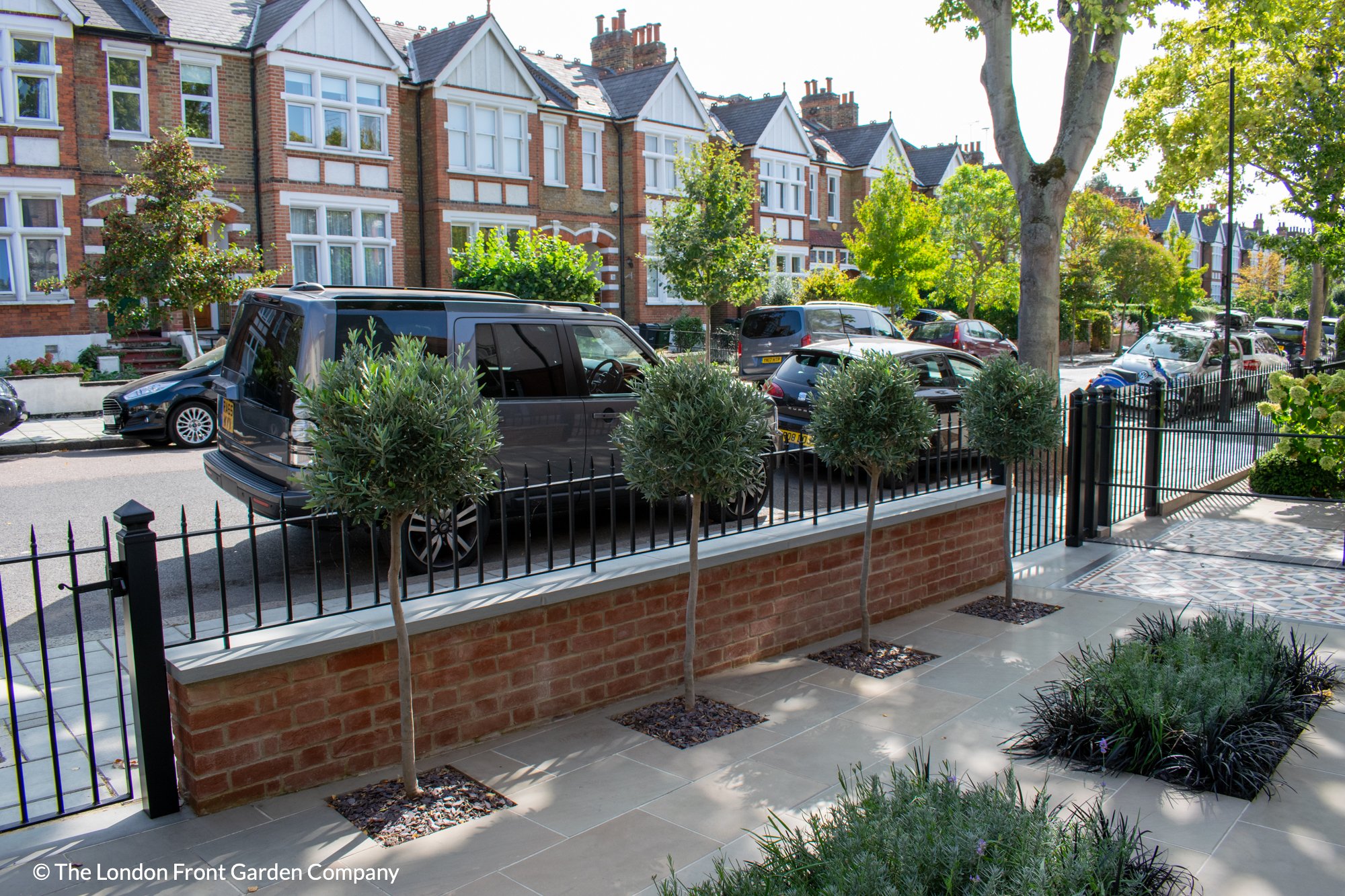 Red Brick Border Design