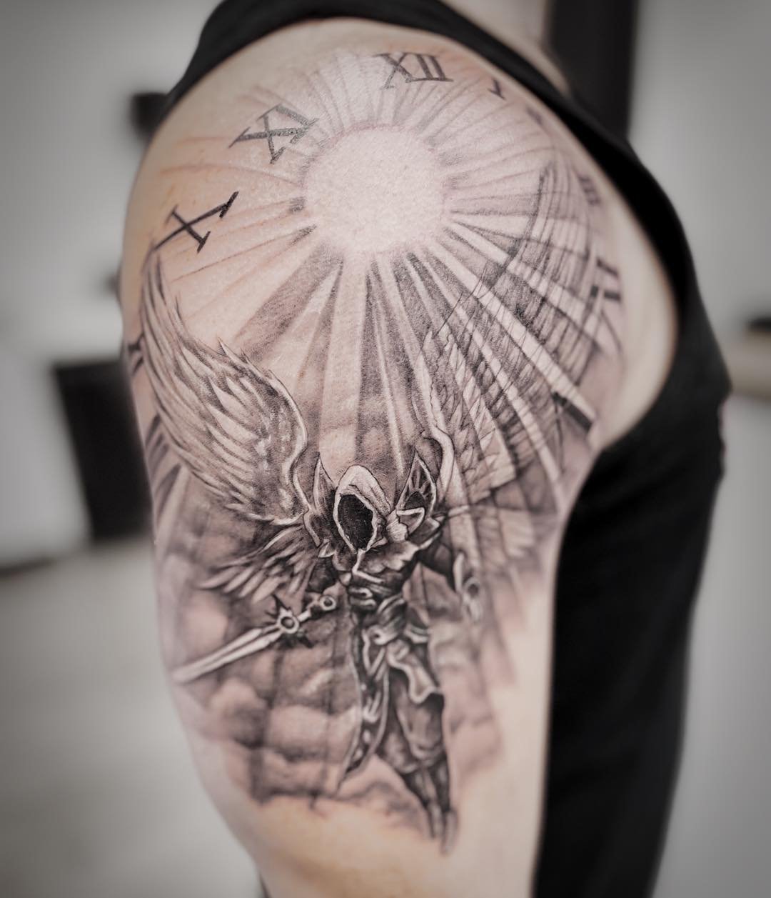 Light Grey Shading Tattoos Grey Shading Tattoo