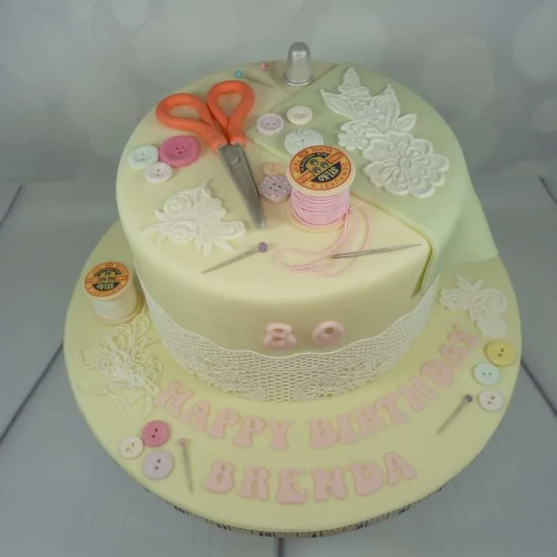 Sewing Themed Cakes