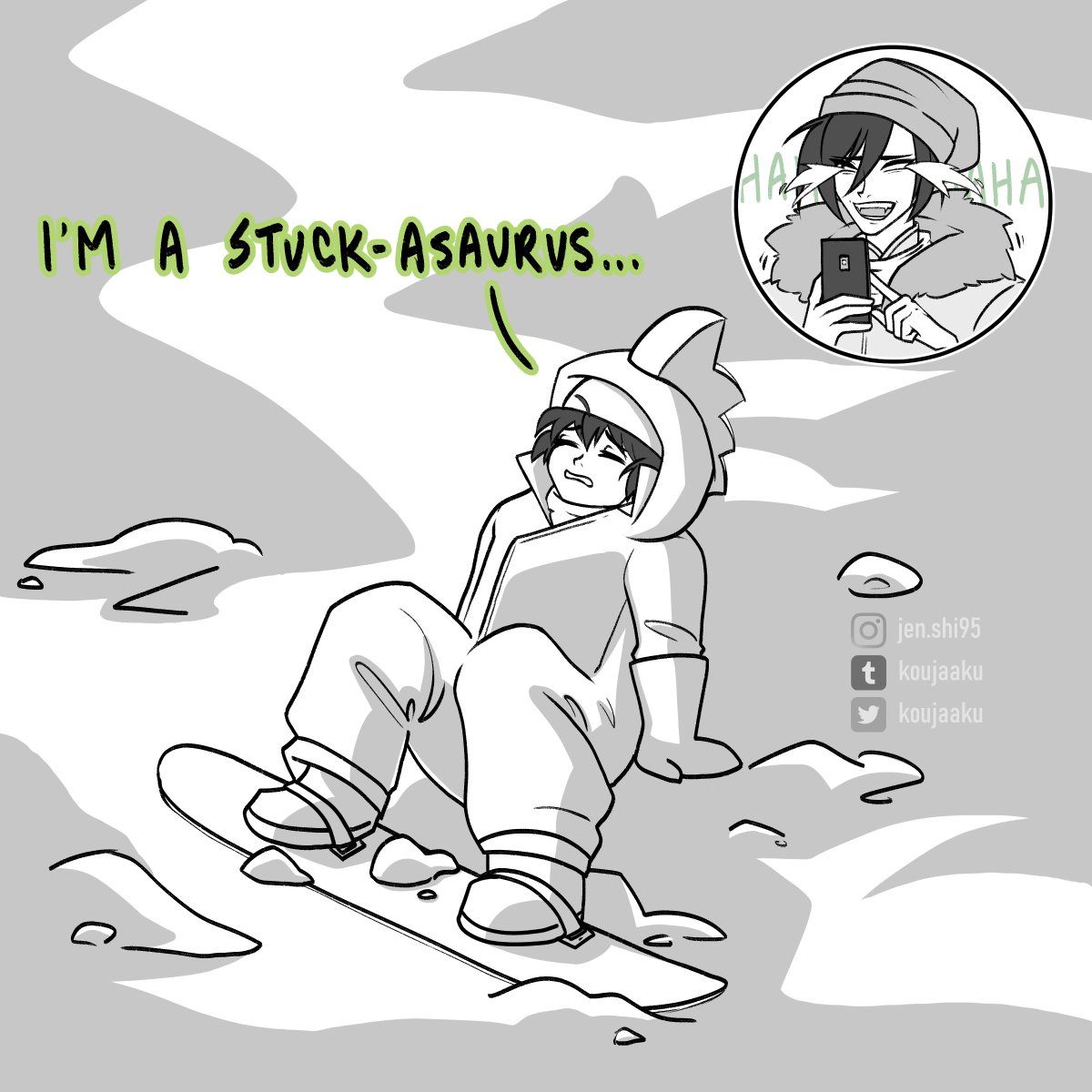 「Don't give up, Guzi! 💪🏼 #tgcf #qiurong #qirong #langqianq」Koujaaku 💚の漫画