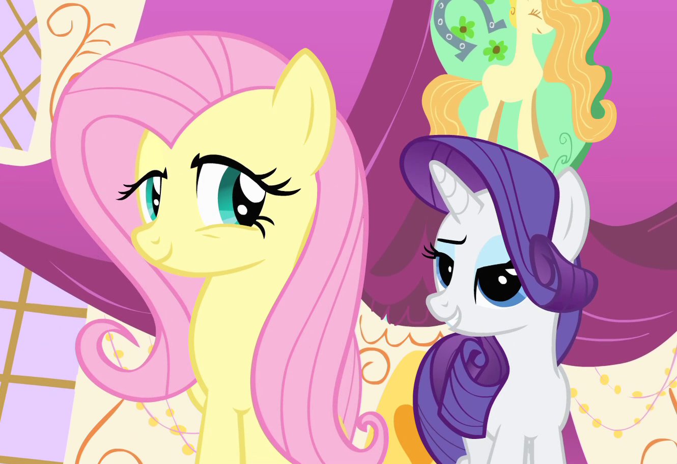 Rarity And Fluttershy