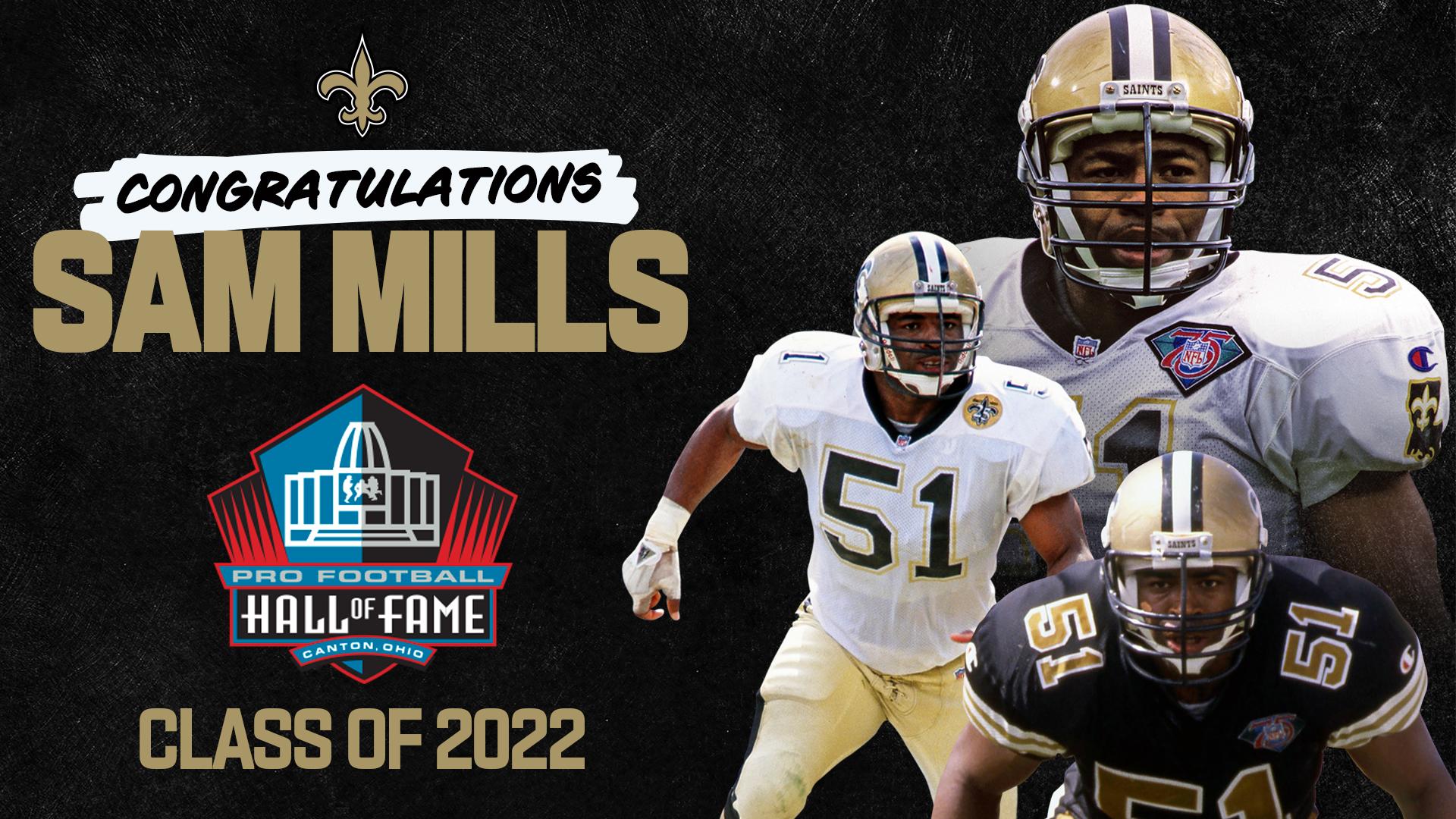 Willie Roaf On His Saints Teammate Sam Mills' Hall Of Fame, 57% OFF
