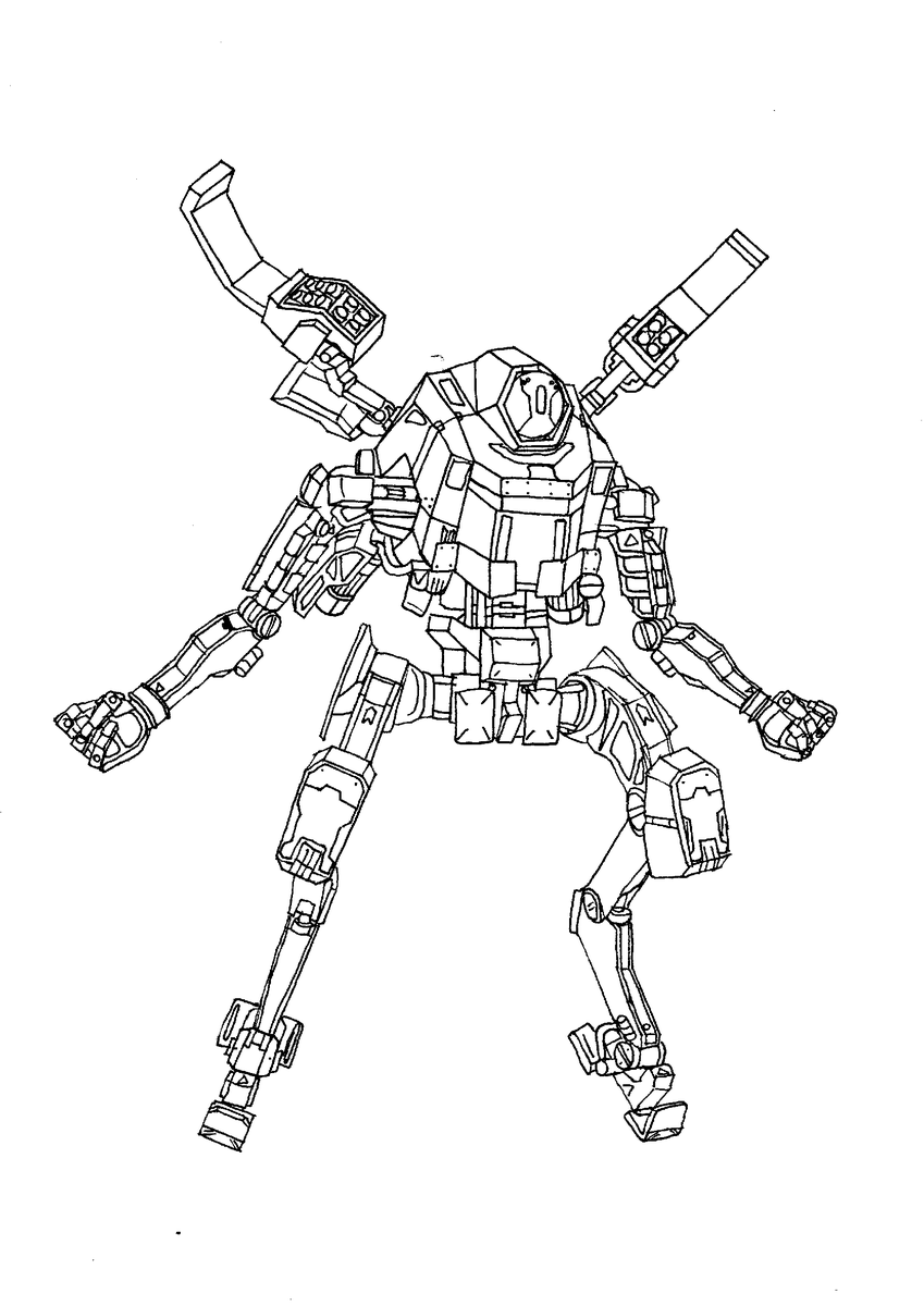 Titan Fall Coloring Pages