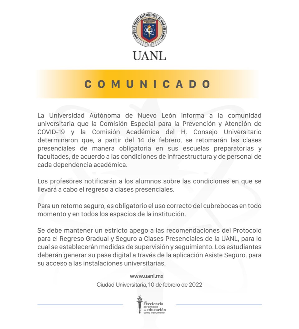 UANL on Twitter: UANL on Twitter: