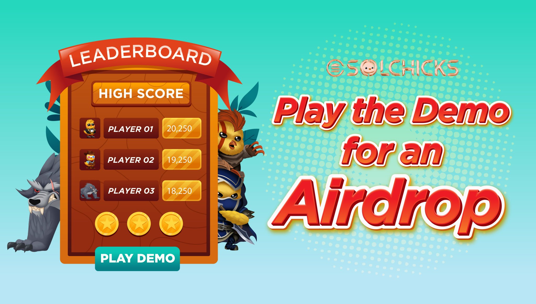 Catheon Gaming (SolChicks + 25 others) on Twitter: "PLAY the DEMO for an AIRDROP! Head to https ...