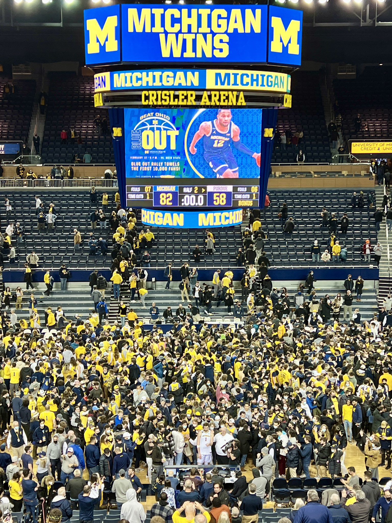 Crisler Arena Seating Chart