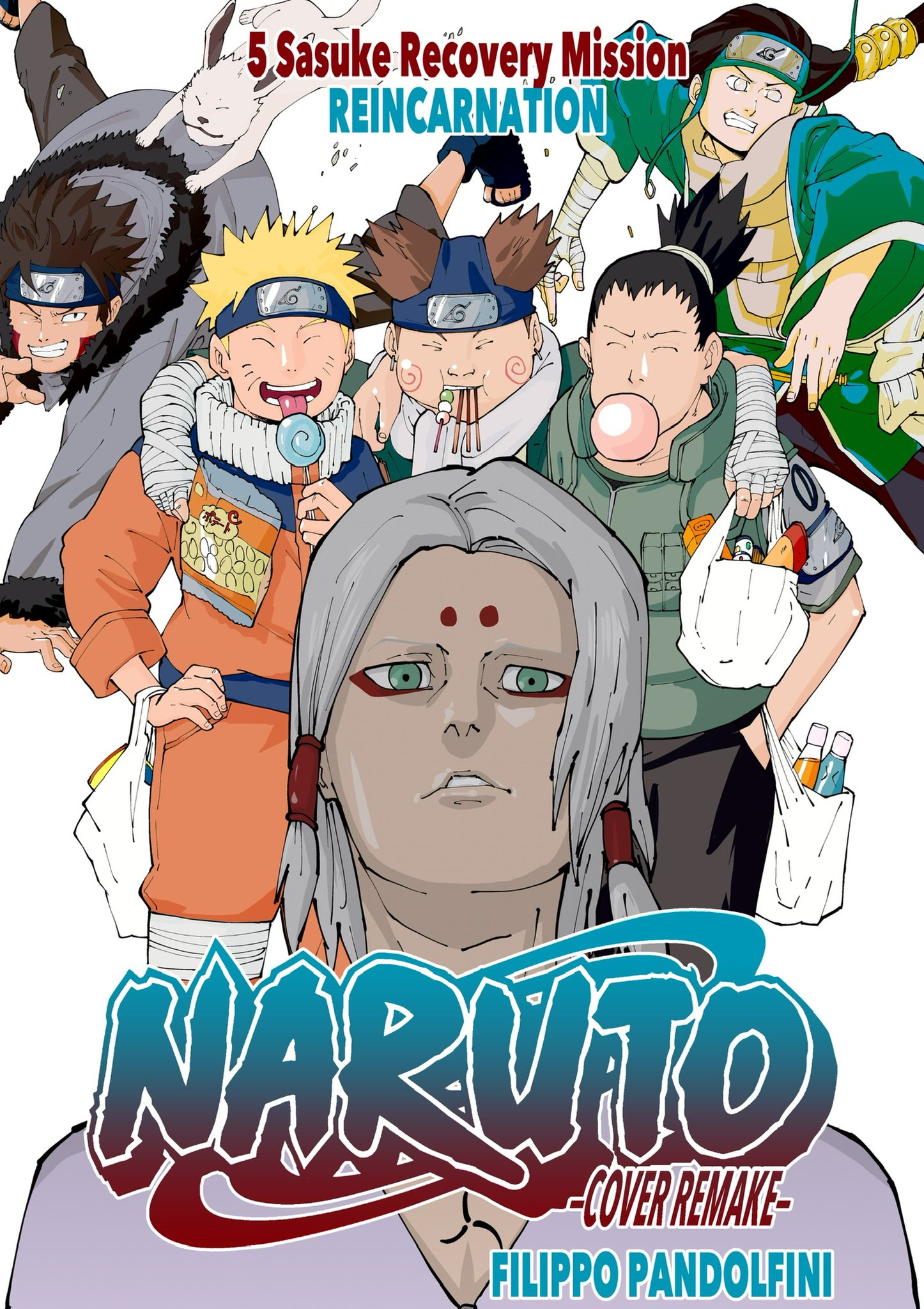 Naruto Shikamaru Manga Cover
