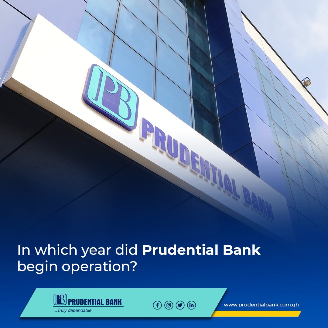 Prudential Bank Logo Prudential Bank Limited (@prudentialbankgh)