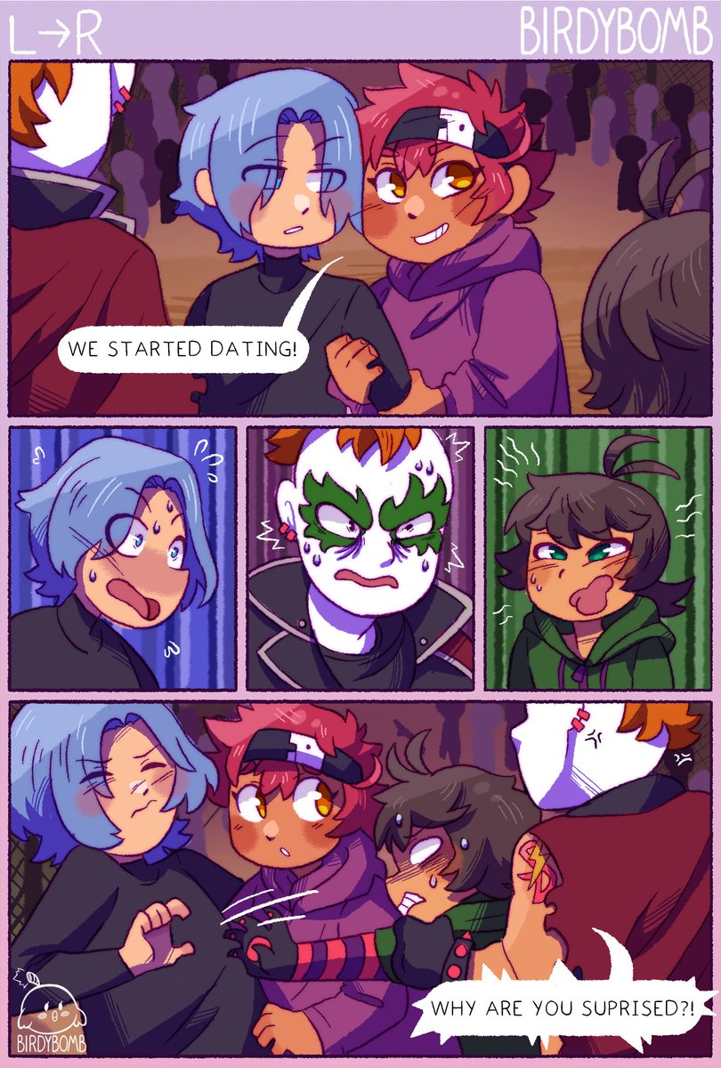 「Daily lives of SK8er bois #renga #SK8エスケーエイト 」Birdyの漫画