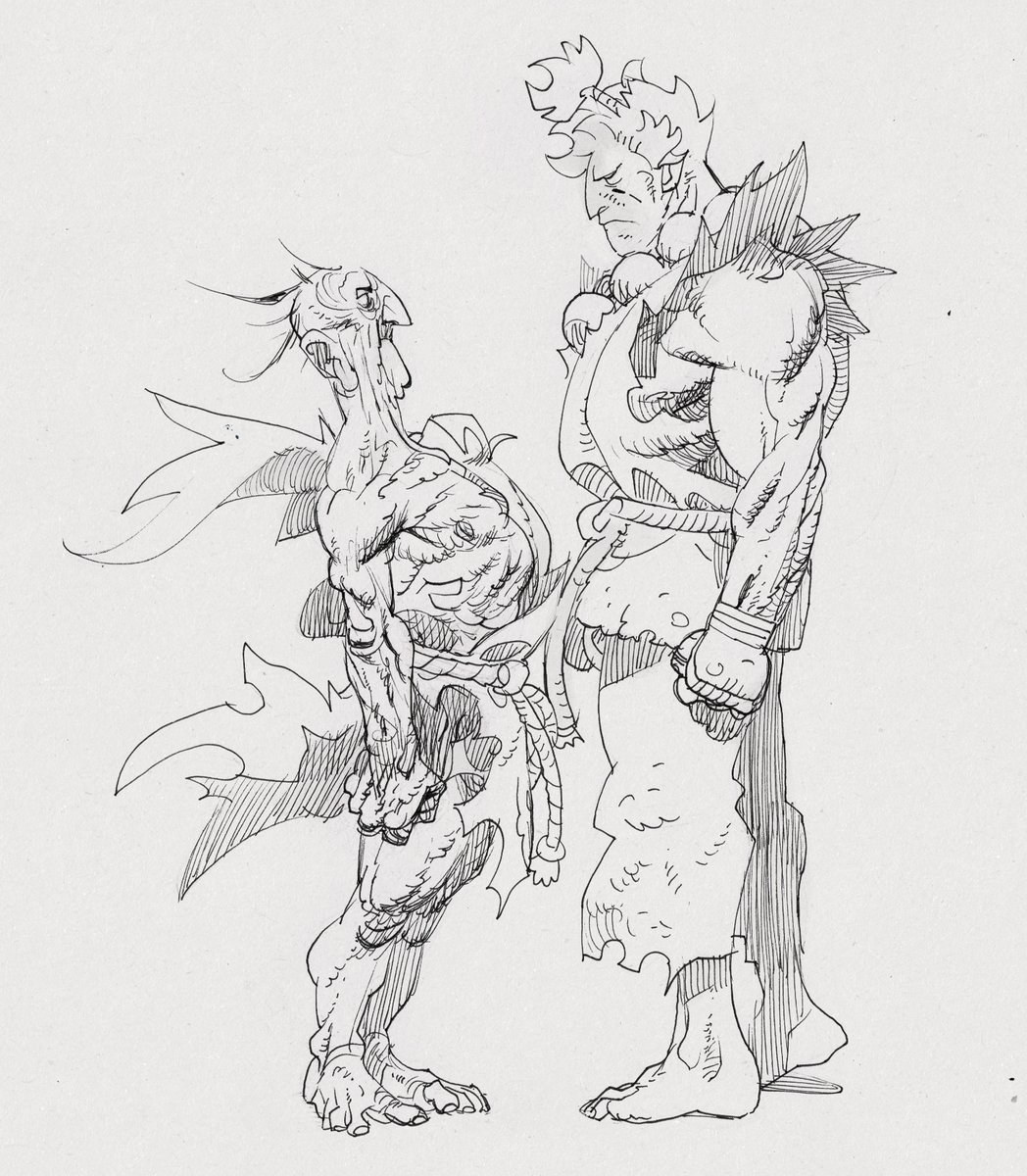 「My 2 favourite fighters from SF: Oro and」|Matías Bergaraの漫画