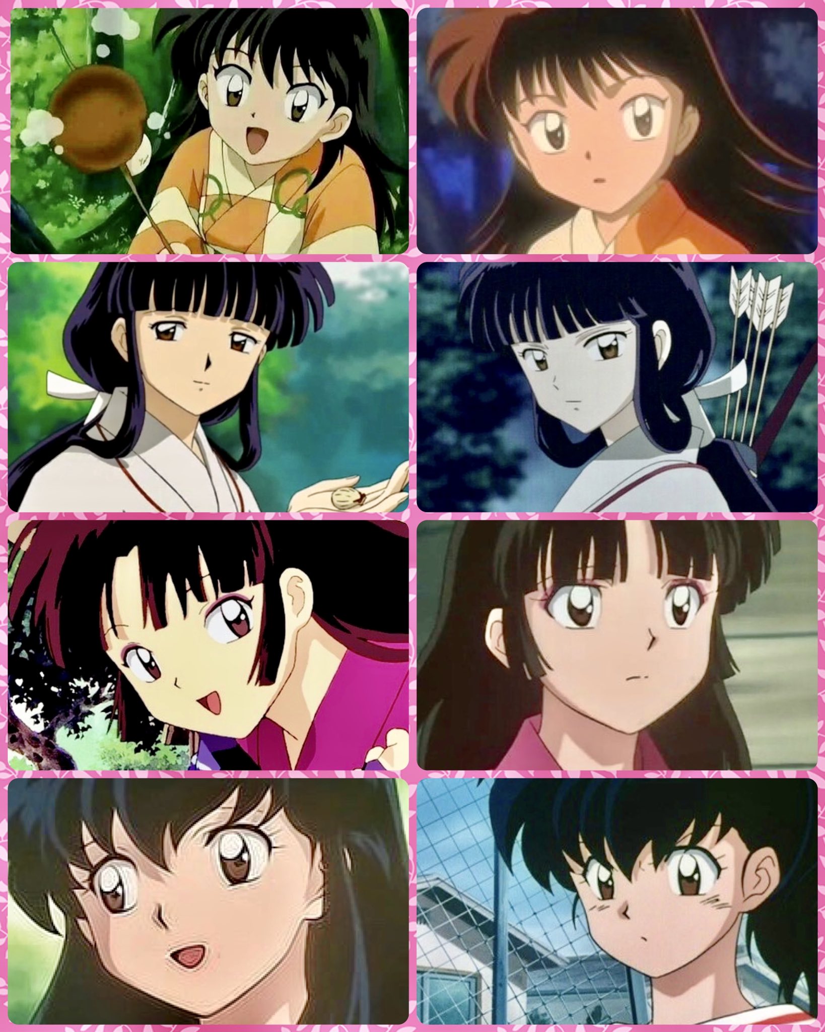 Kikyo And Kagome And Sango