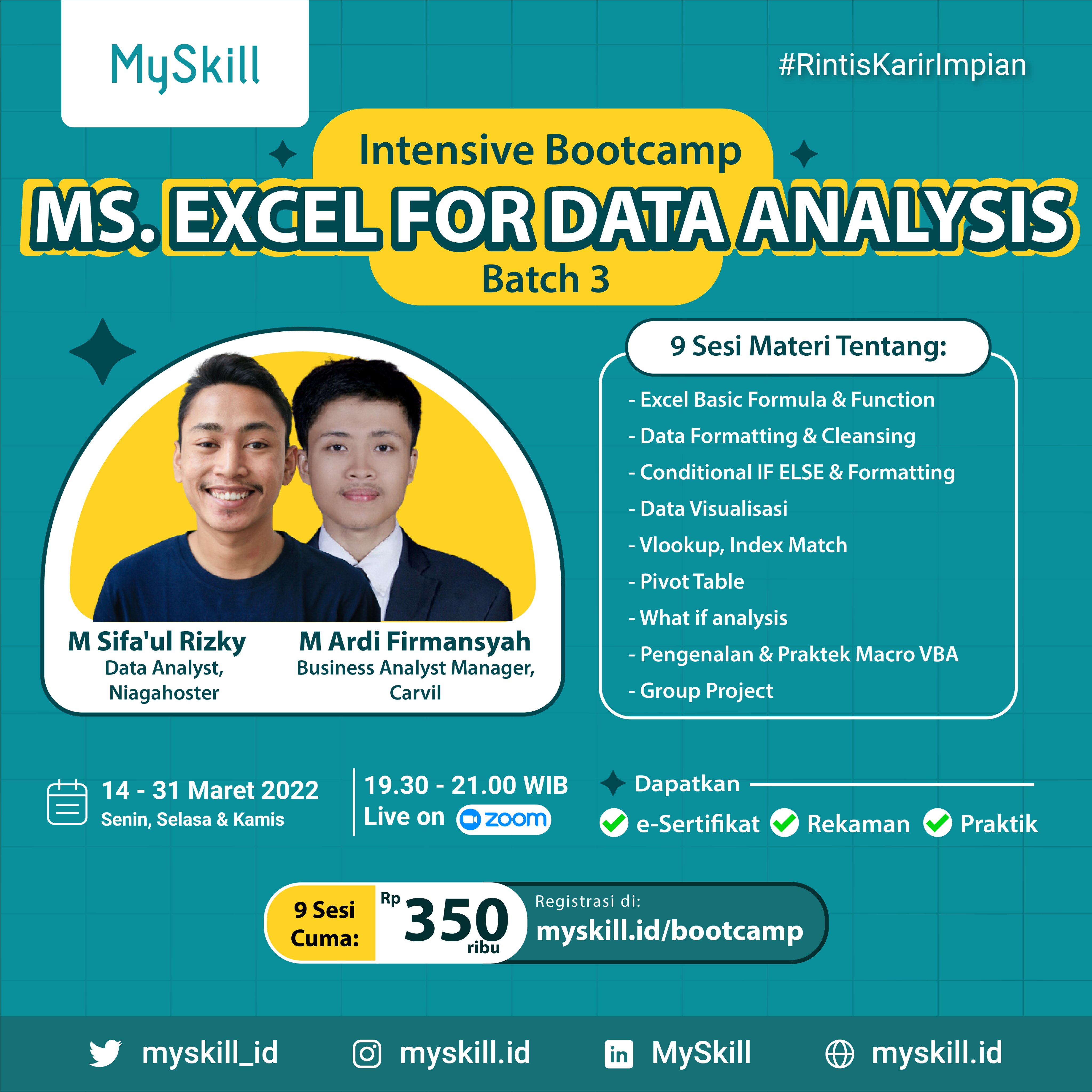 MySkill - Si Paling Belajar on Twitter: "Hacks Microsoft Excel yang Akan Ngebantu di Dunia Kerja ...