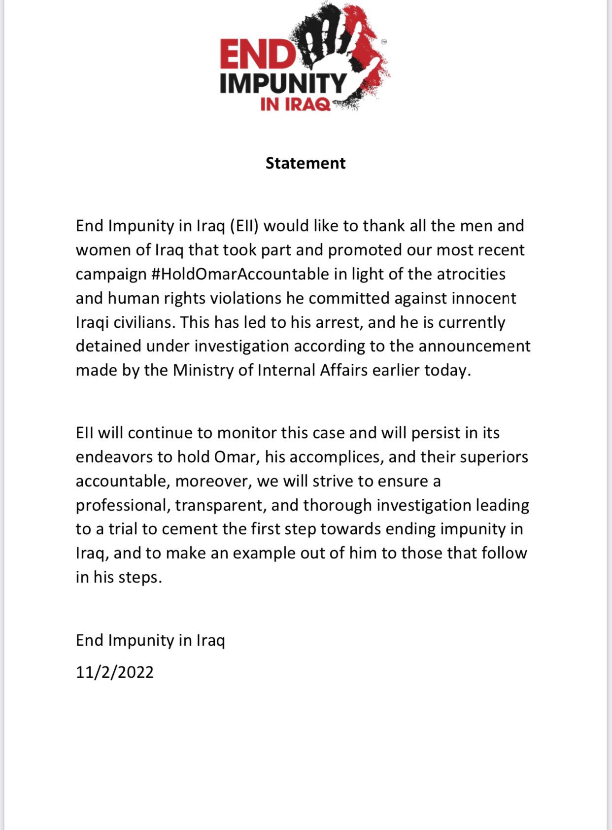 Examples Of Impunity